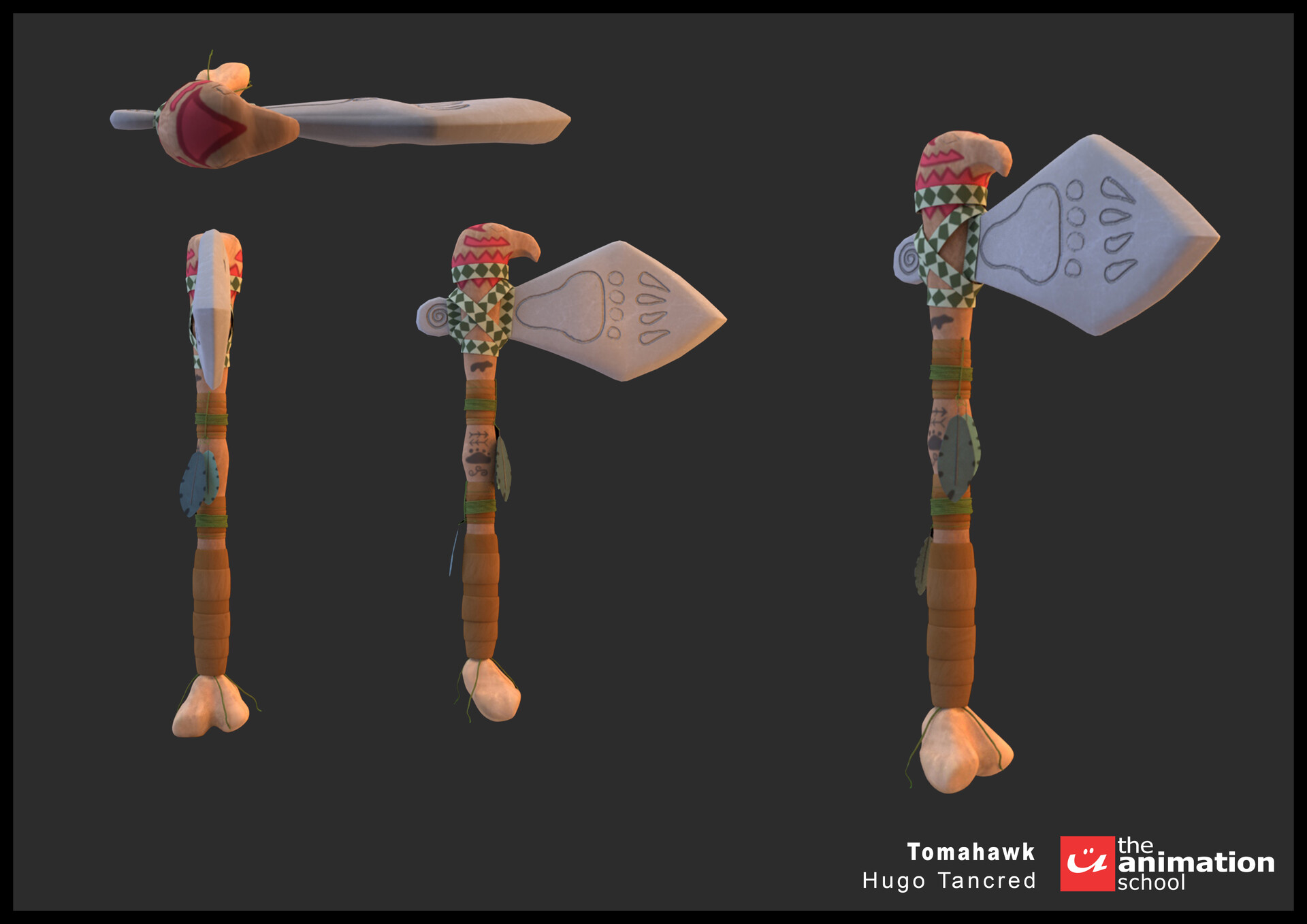 ArtStation - Tomahawk 3D Prop