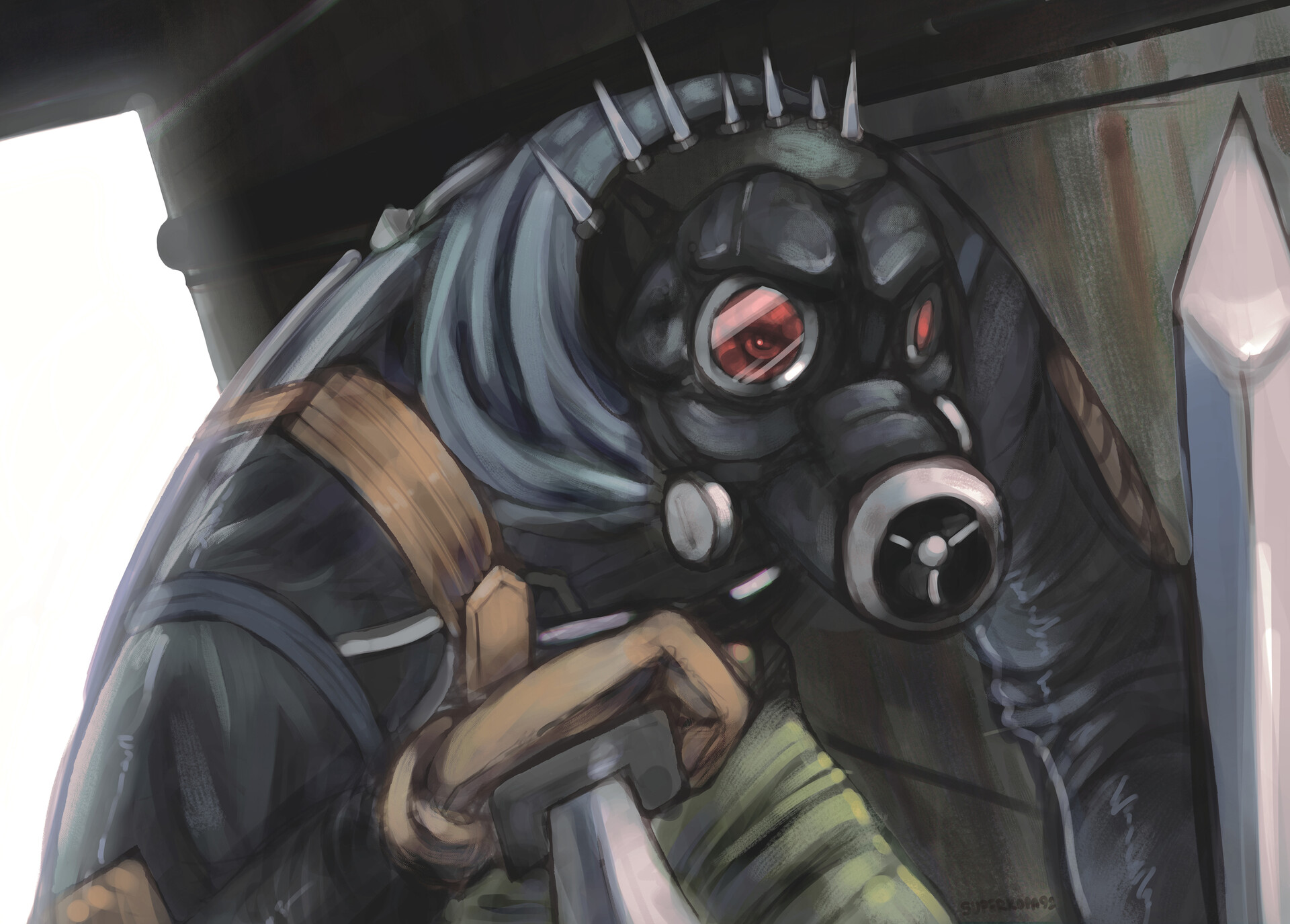 ArtStation - Dorohedoro - Caiman