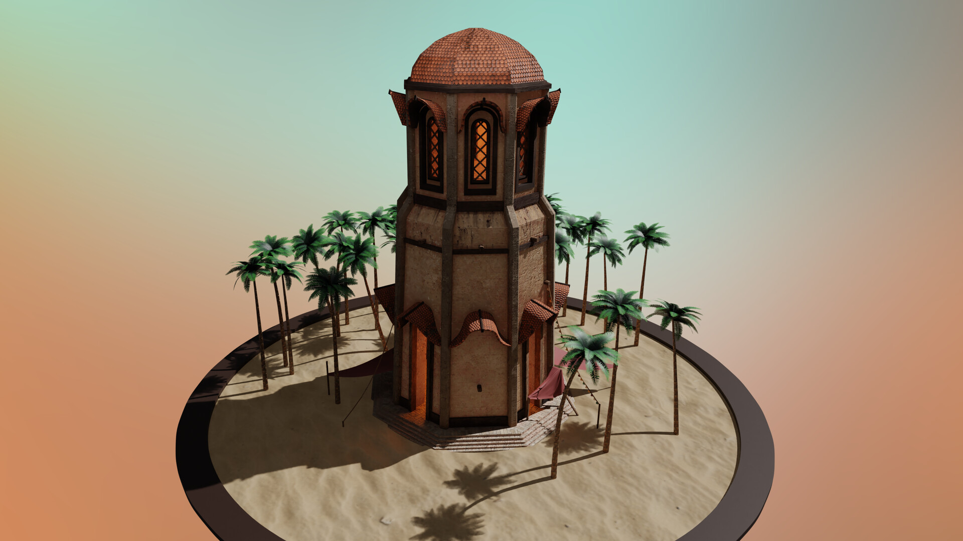 ArtStation - Desert Tower