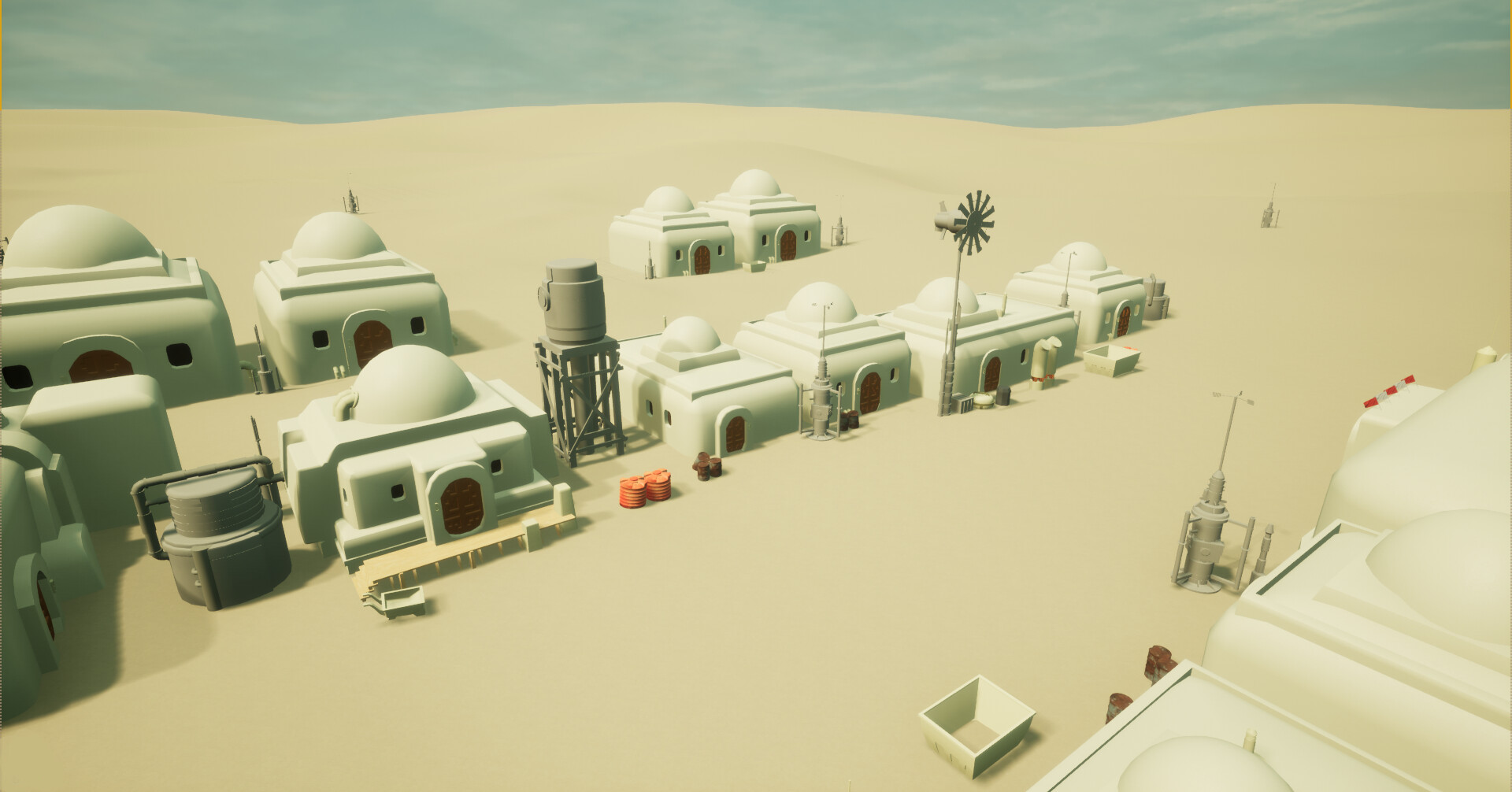 Sam Ben-Nathan - Mos Pelgo Level Concept