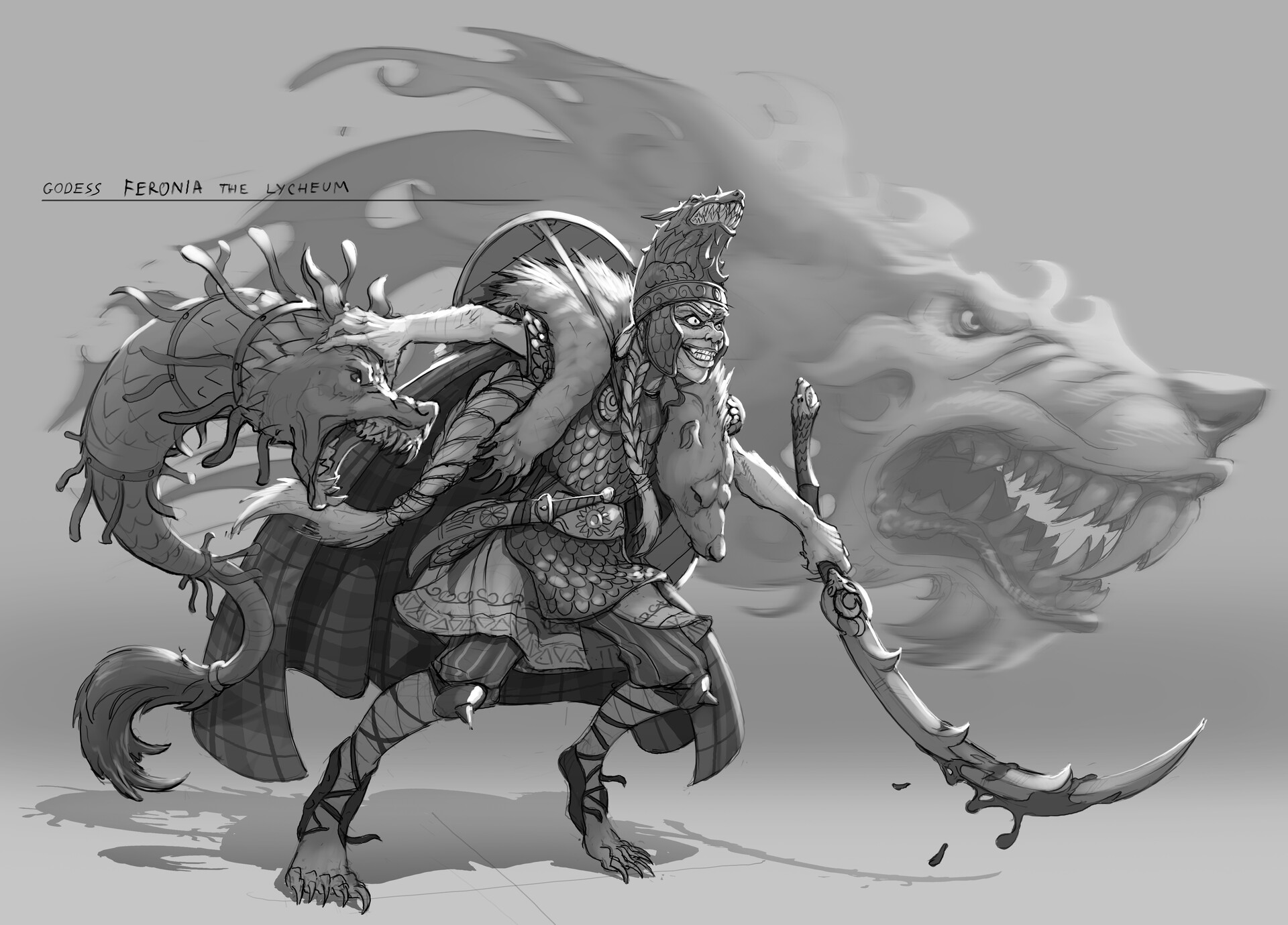 ArtStation - Dacian Champion artwar