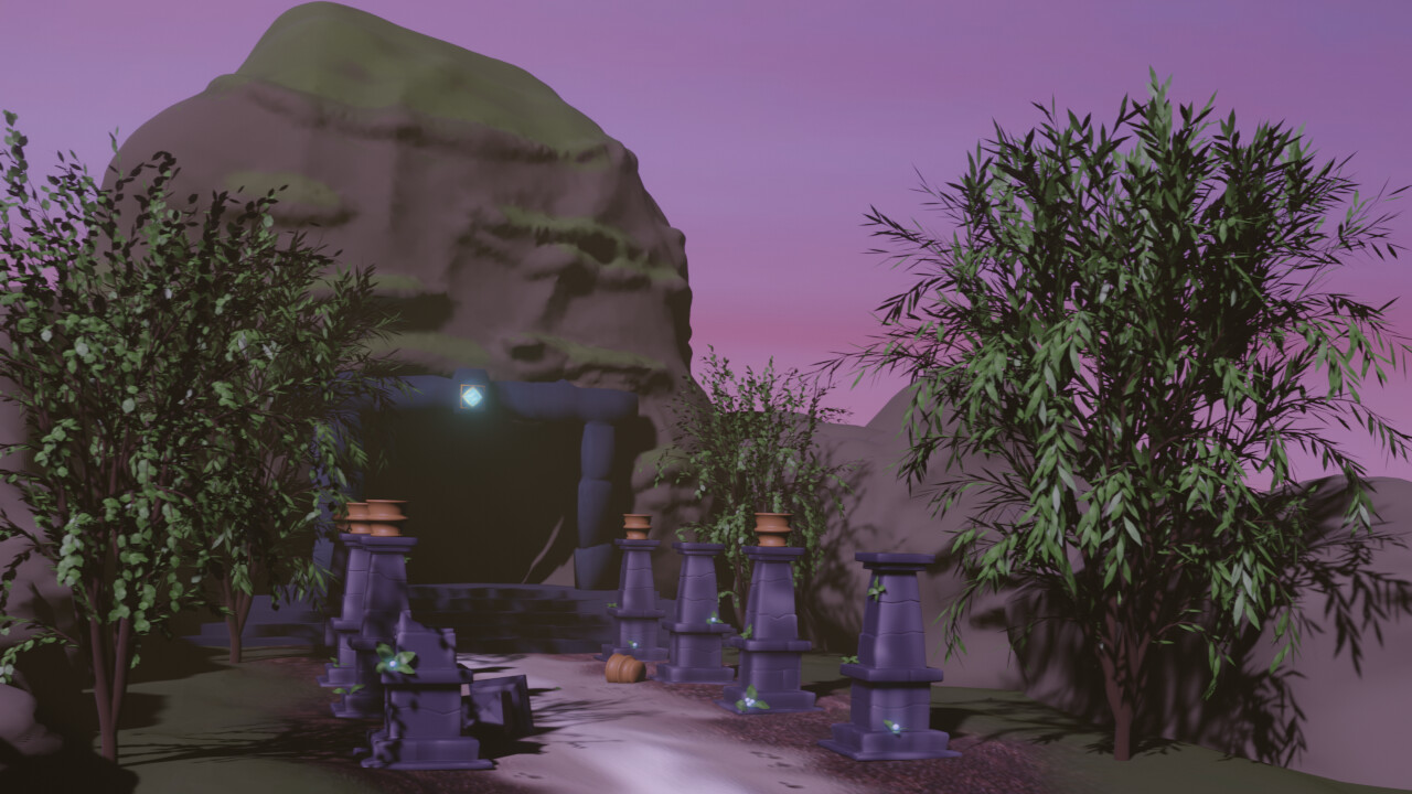 ArtStation - Forest Temple with BG