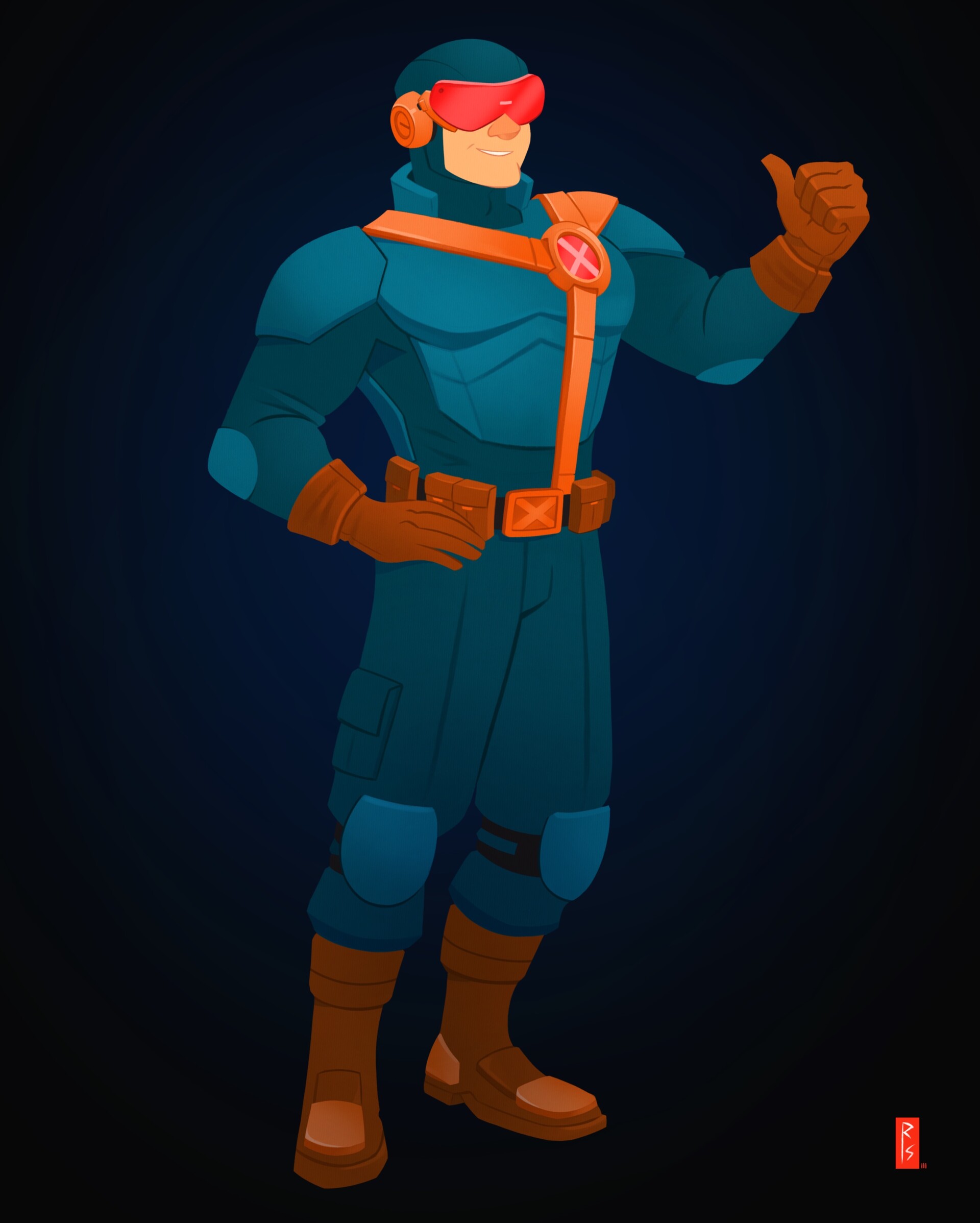 ArtStation - X-Men: Cyclops Redesign