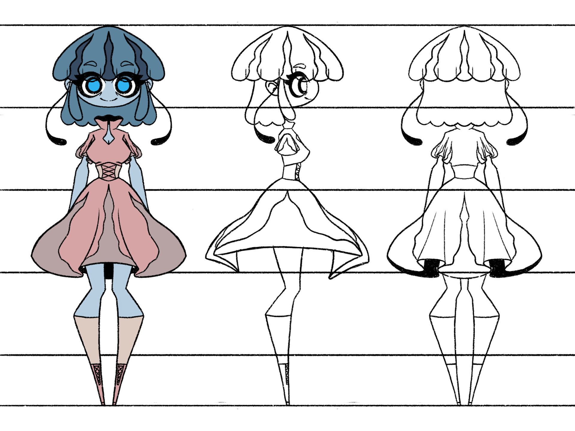 ArtStation - Character Model Sheets