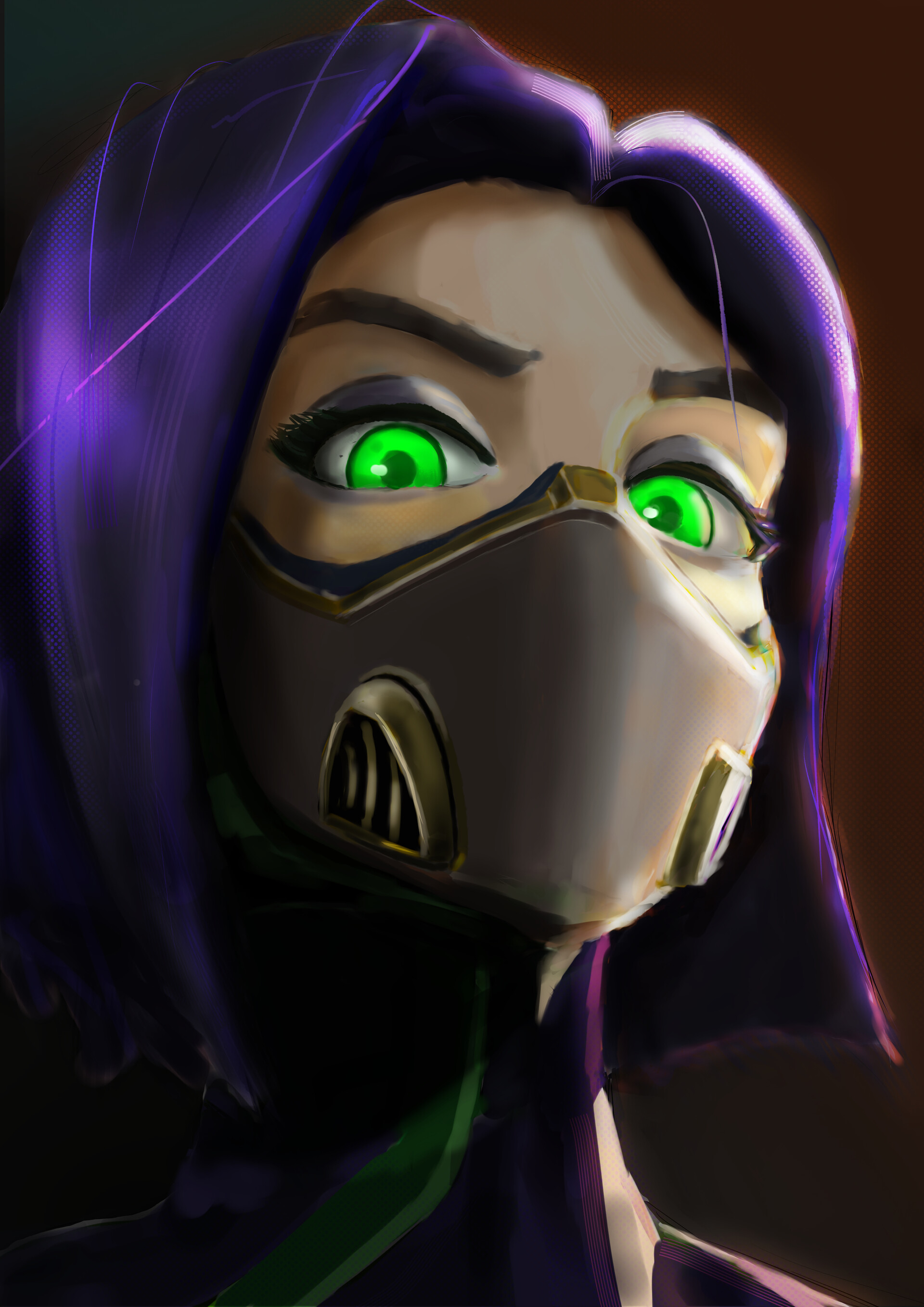 ArtStation - Viper portrait fan art