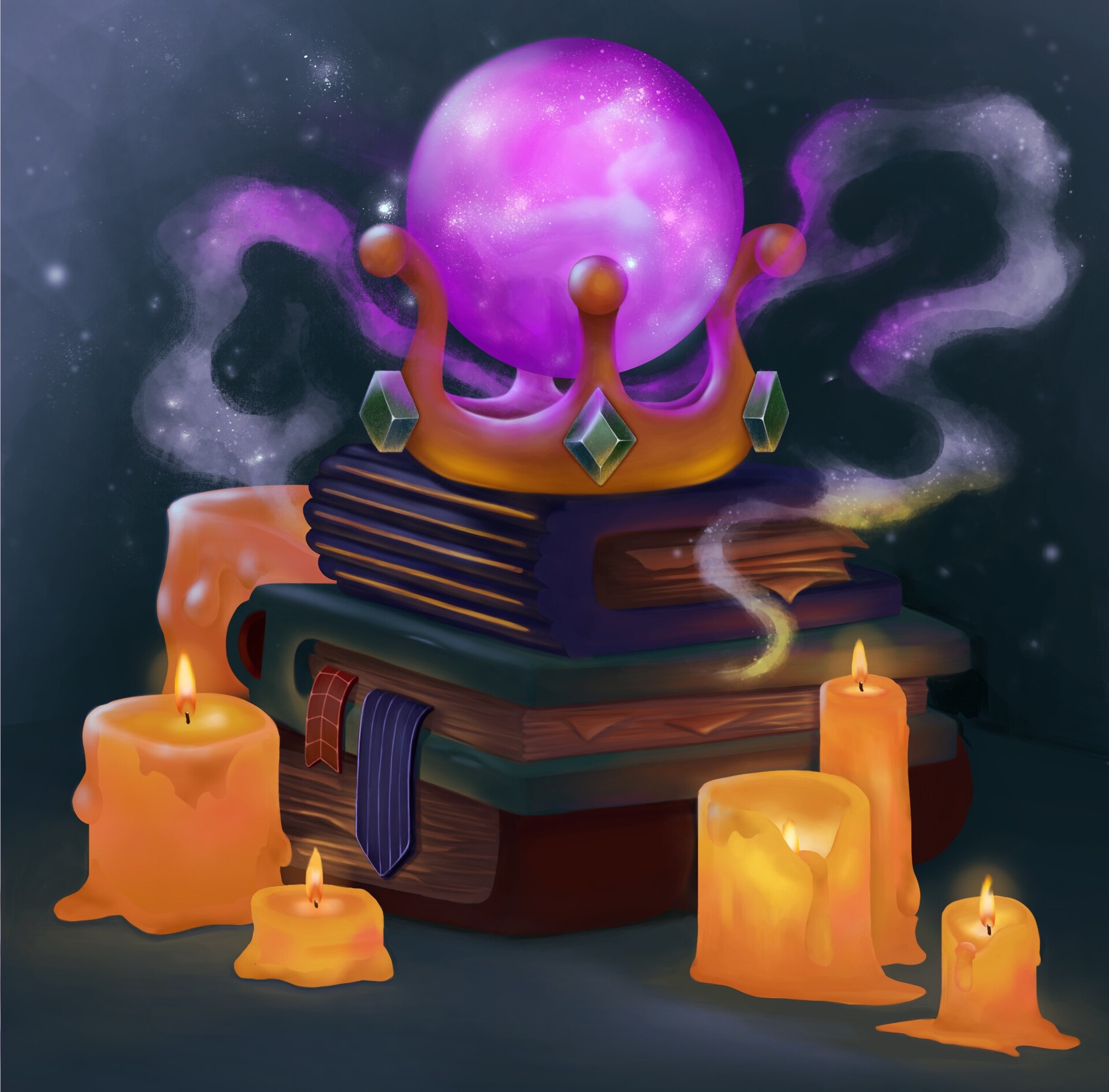 ArtStation - Magic orb illustration