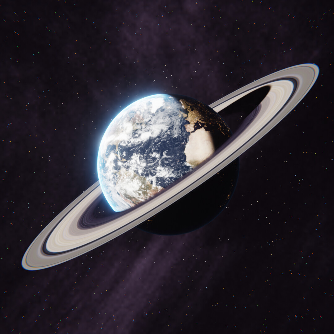 ArtStation - 25 Earth Saturn