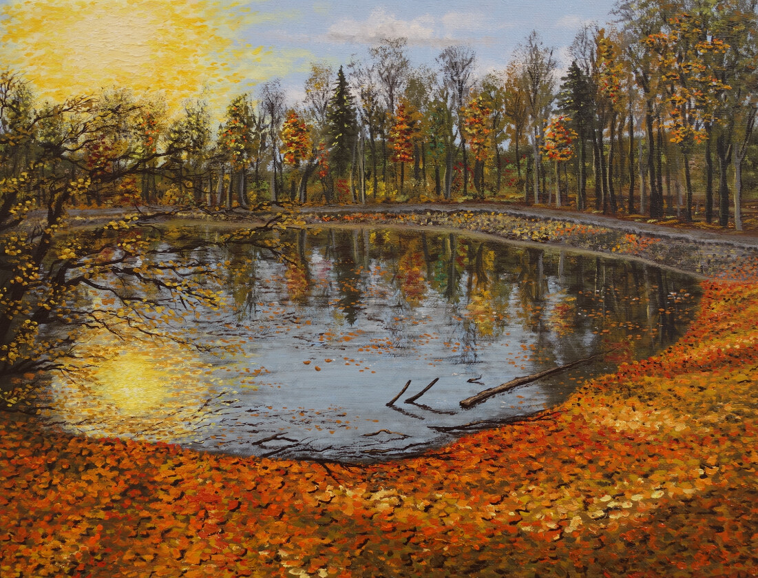 ArtStation - Autumn Pond