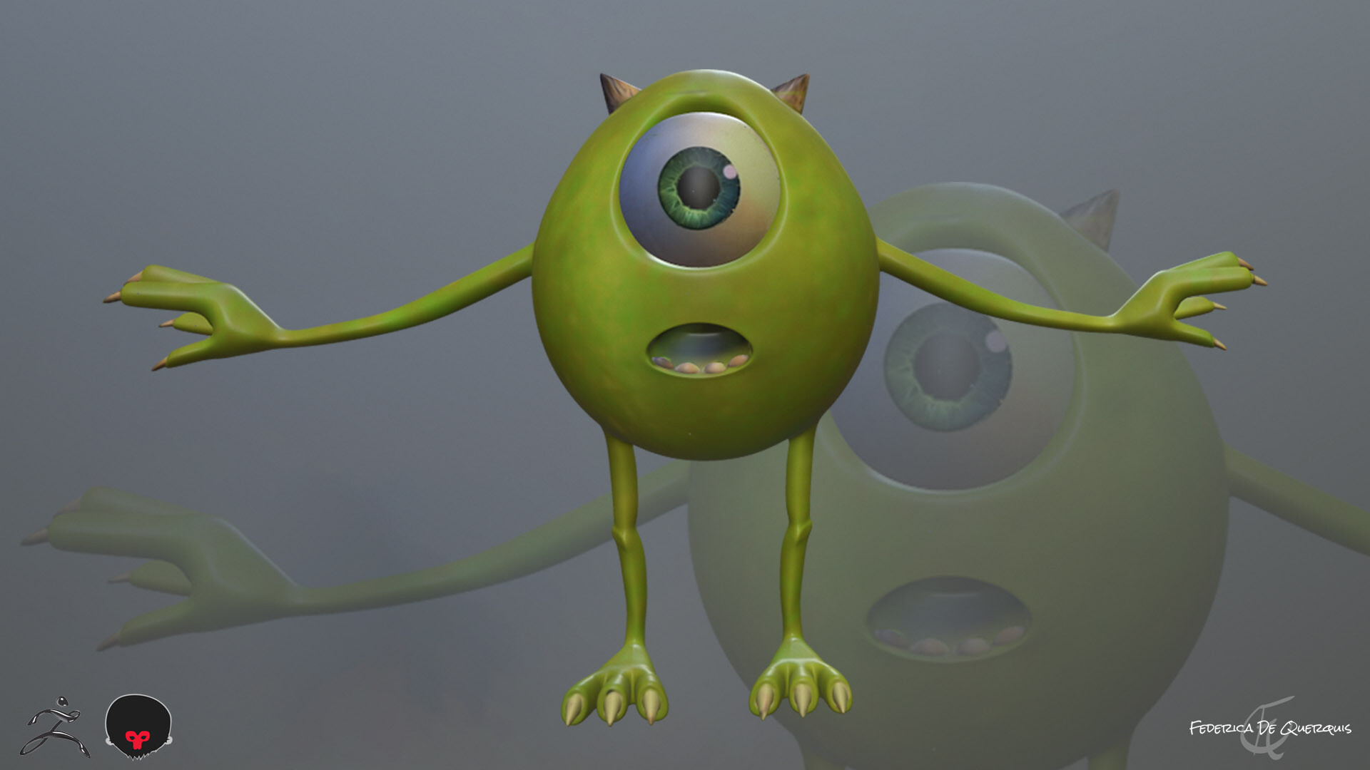 ArtStation - Mike Wazowski 3D model