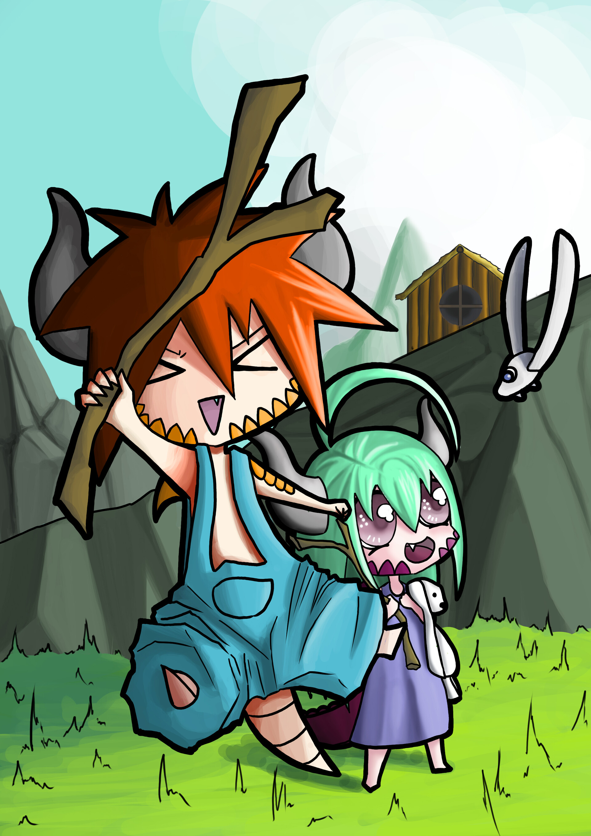 ArtStation - Chibi style dragons