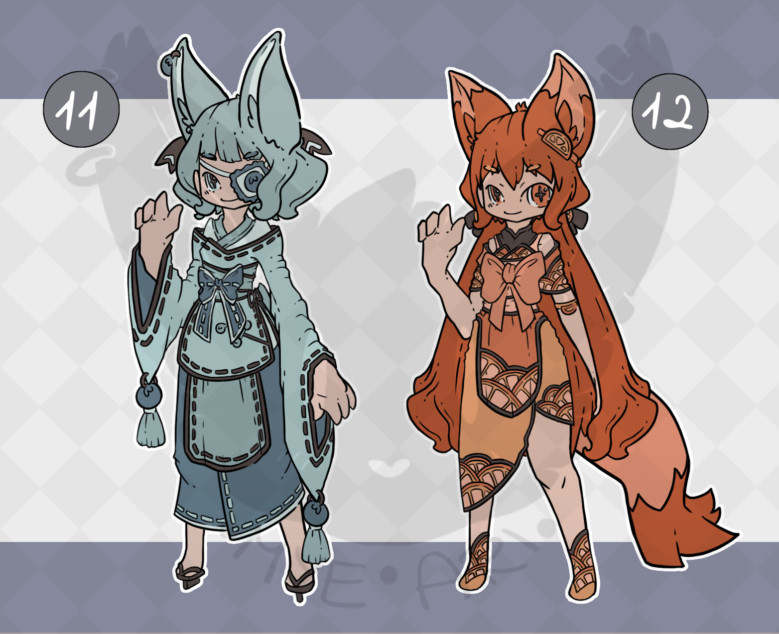 ArtStation - -OPEN- Adoptables Chibis 11-15