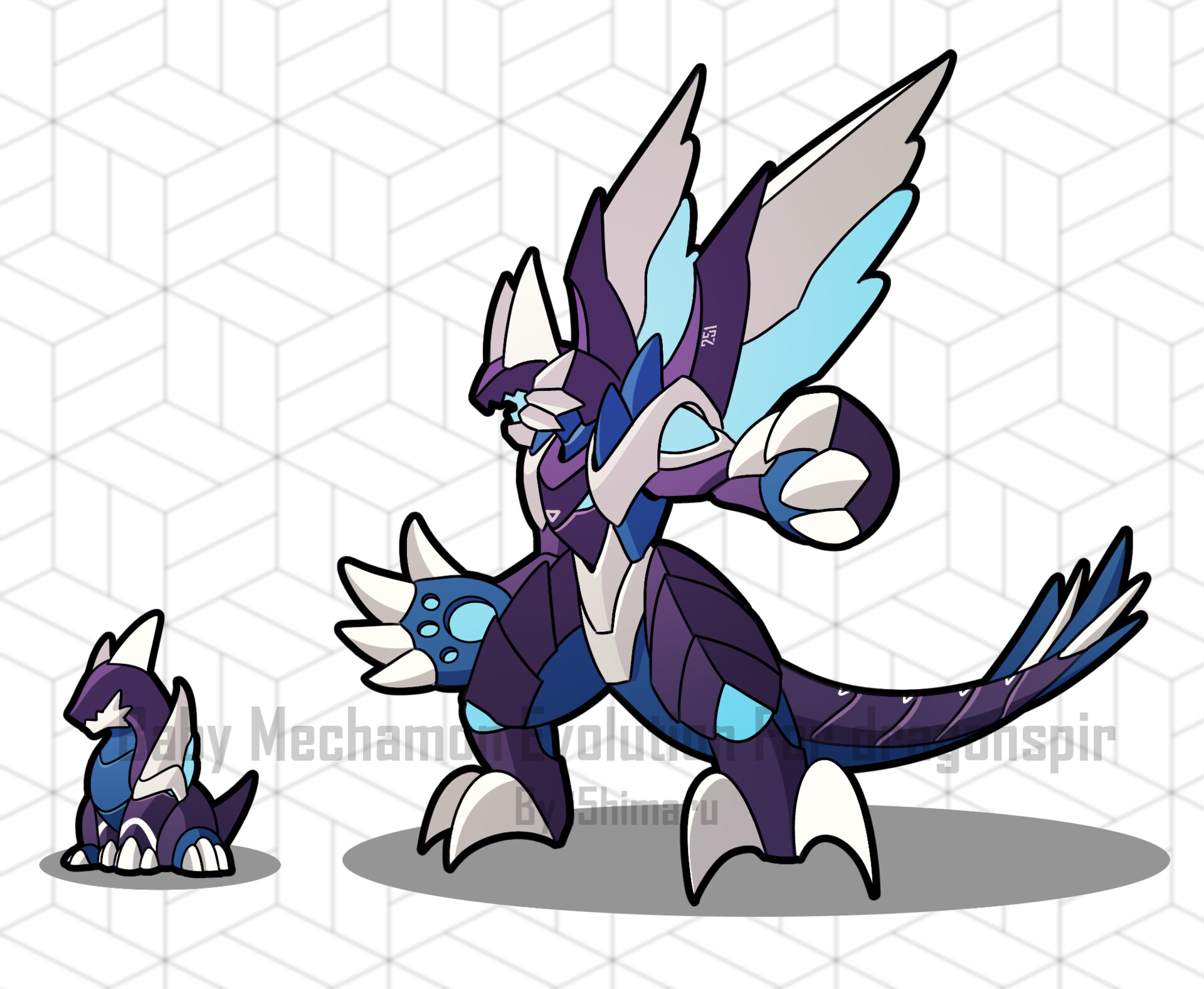 ArtStation - Mechamon Custom For dragonspir