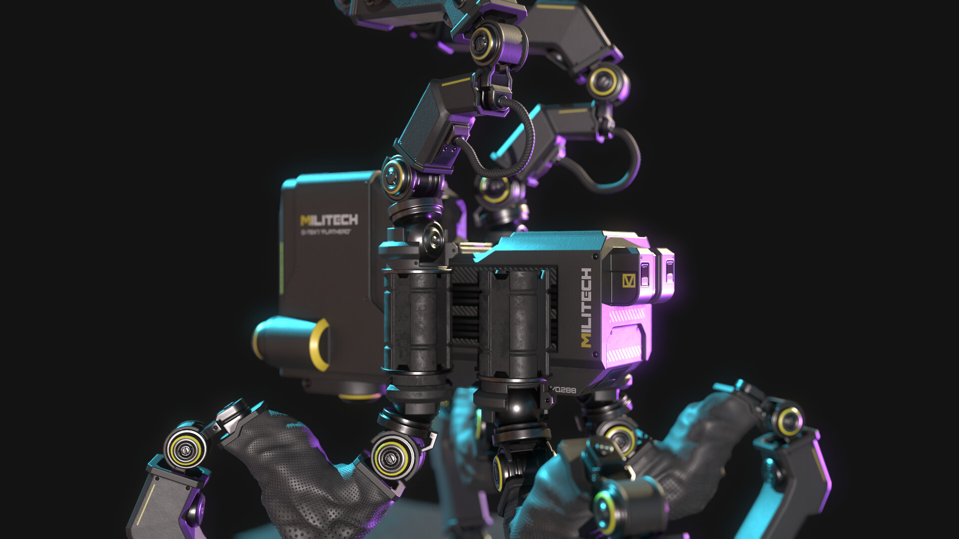 Shashwat Sengupta - Cyberpunk 2077 | Militech "Flathead" bot