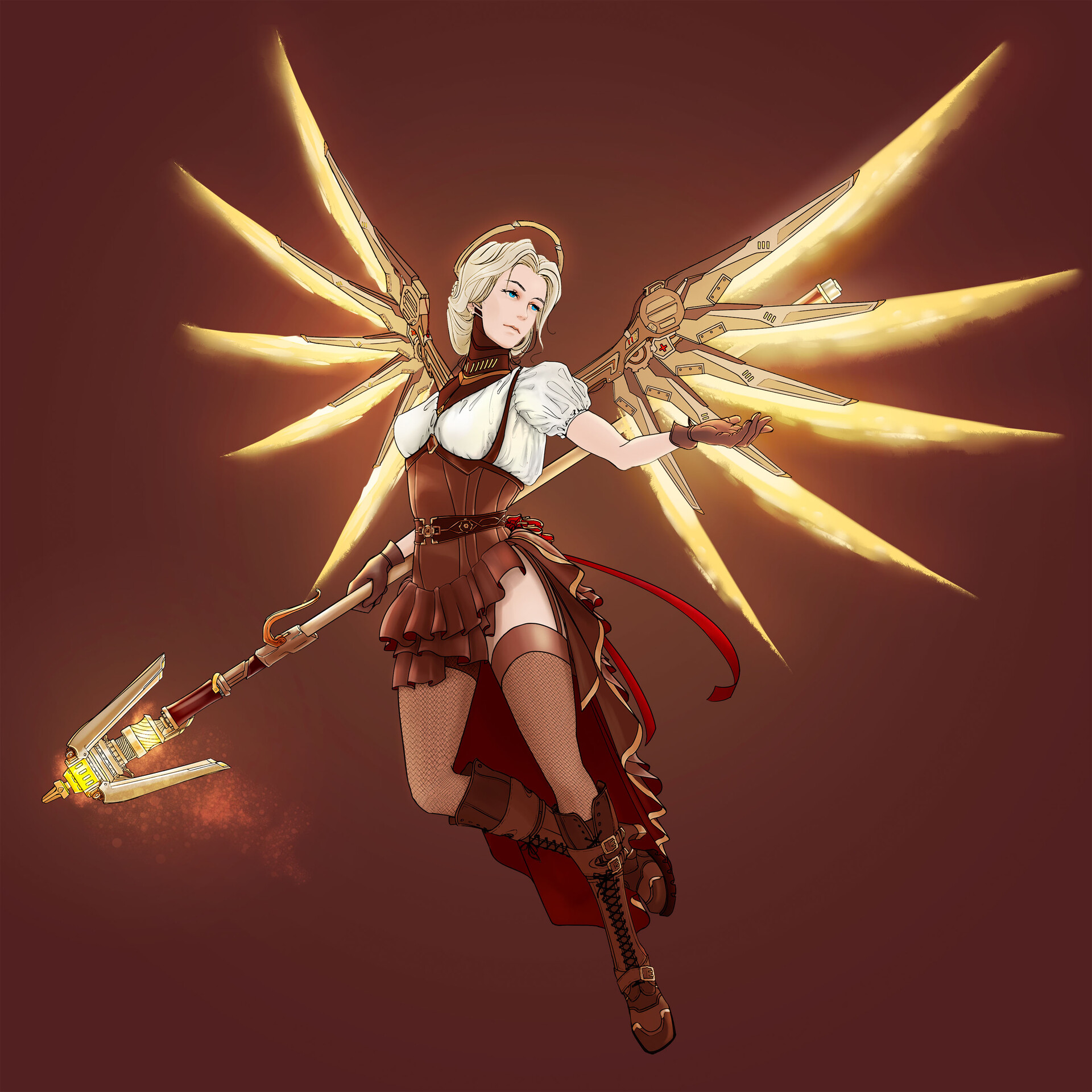 ArtStation - Steampunk Mercy