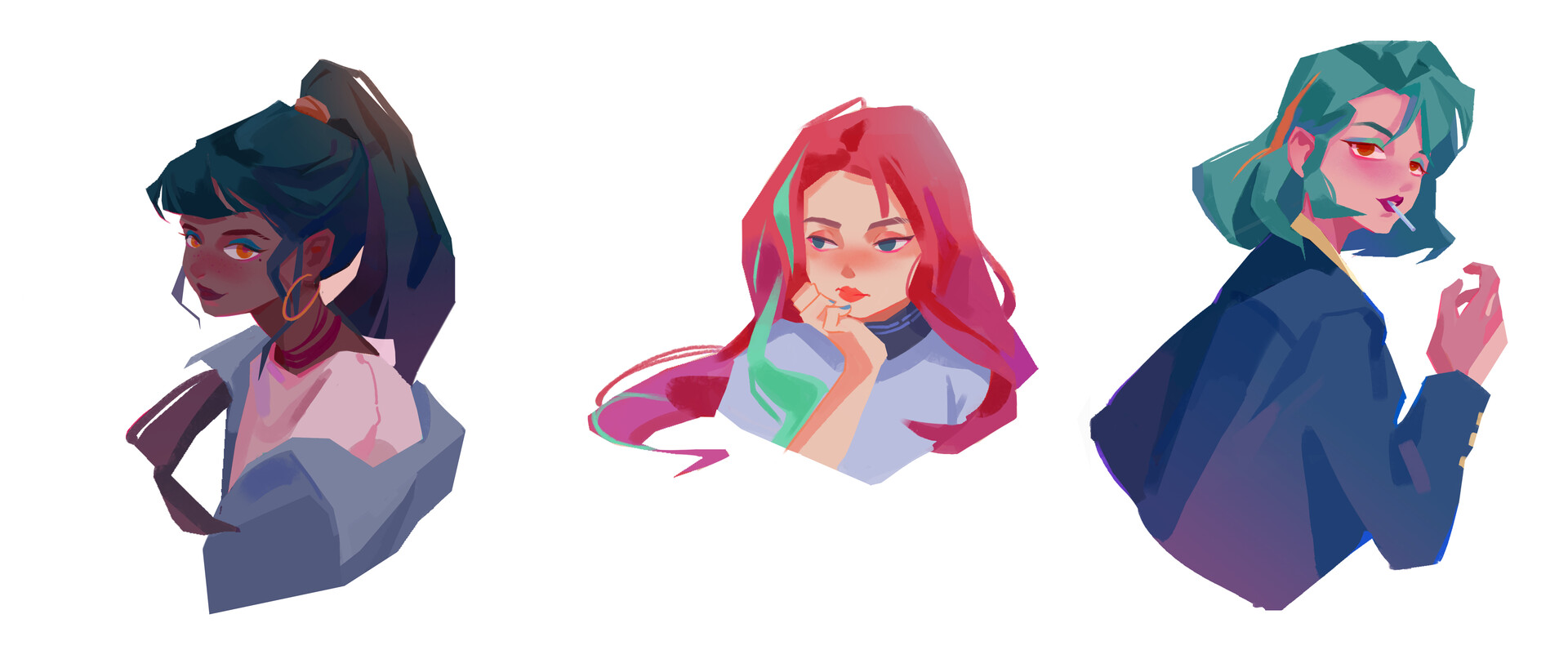 ArtStation - Girl avatar