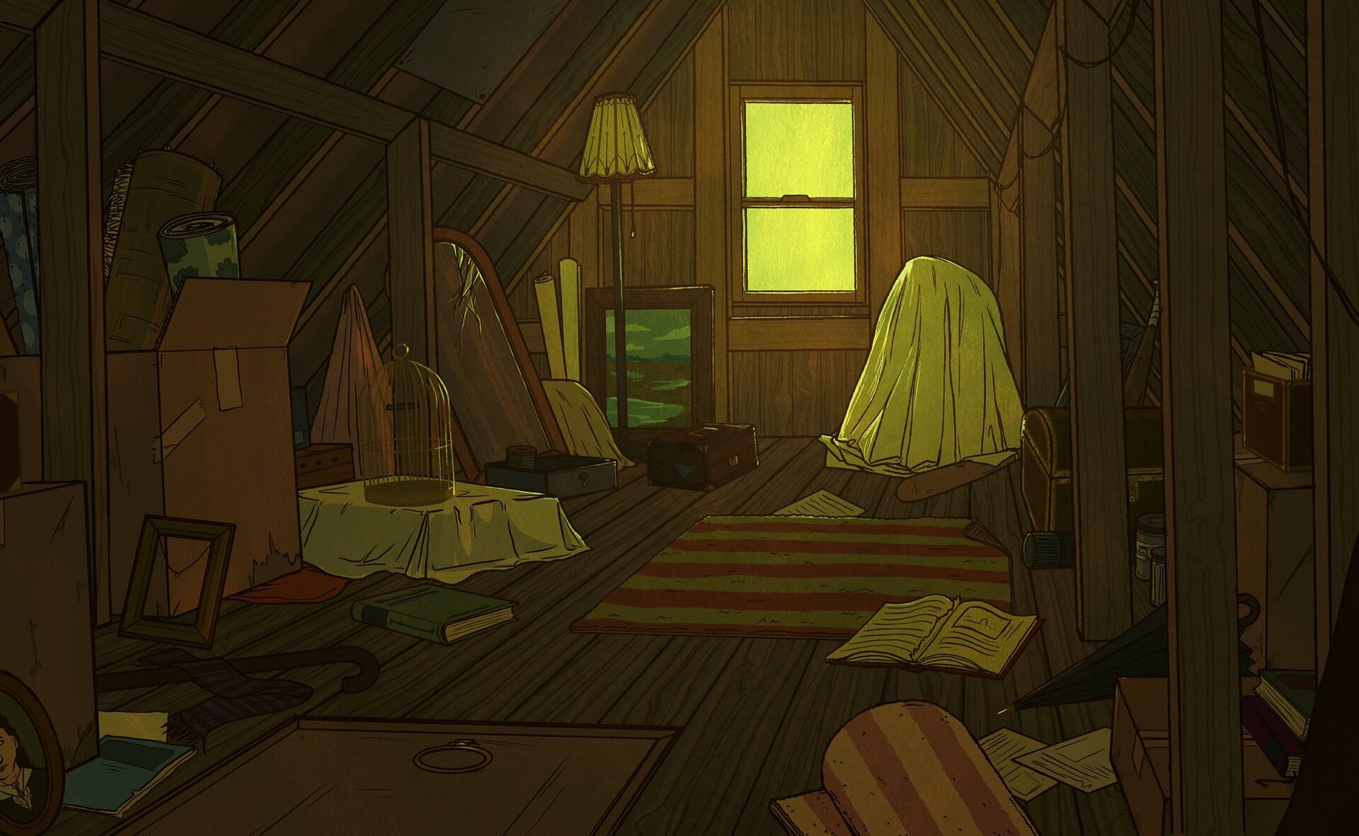 ArtStation - Thing in the Attic