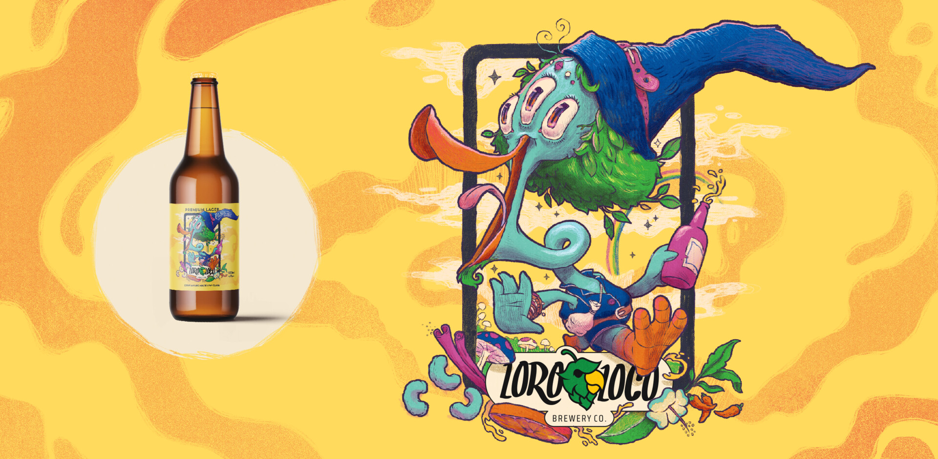 Rayan Casagrande - Beer Labels Illustration