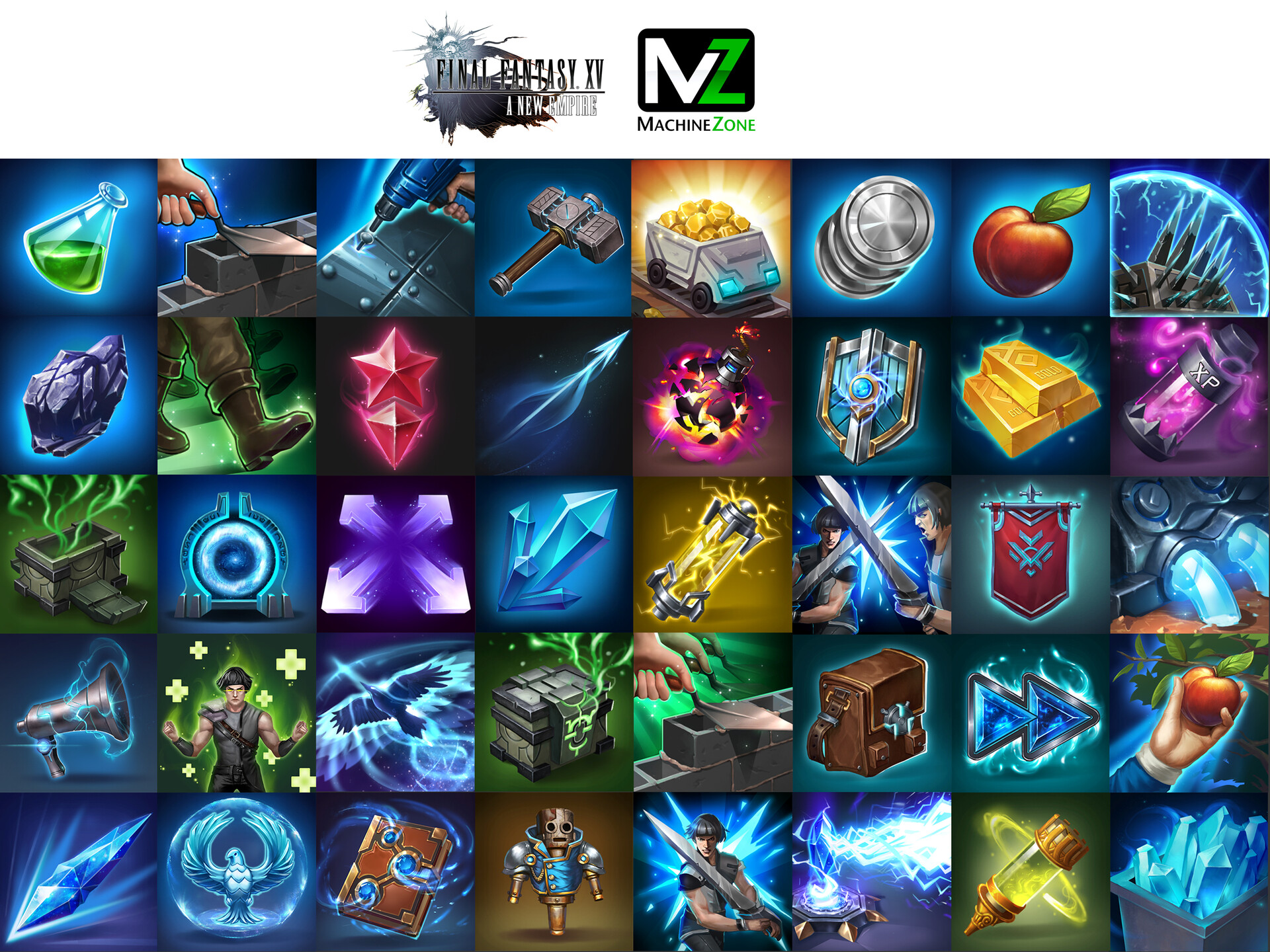 GameVision Studios - Final Fantasy XV Icons