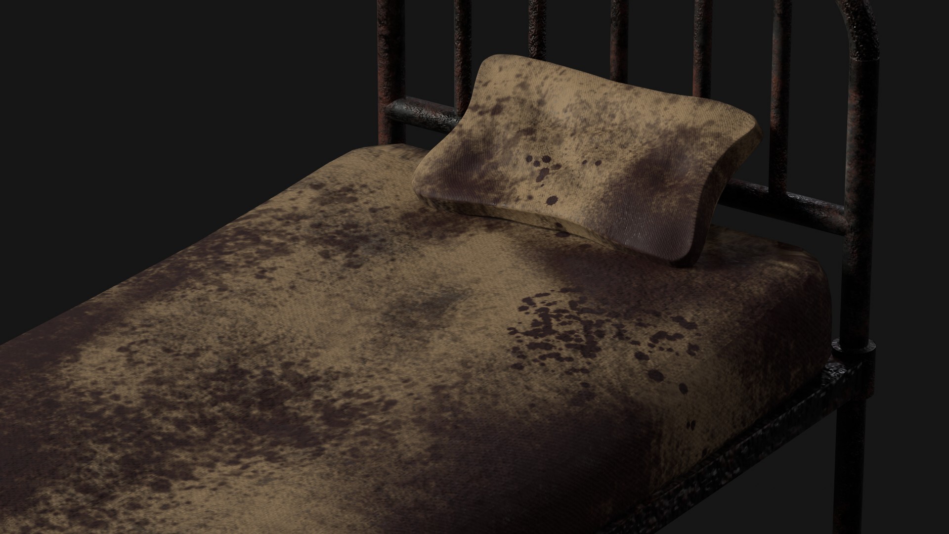 ArtStation - Prison bed - Asset