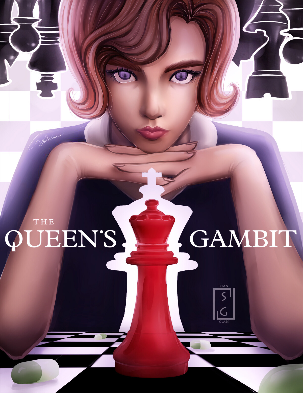 ArtStation - The Queens Gambit Fanart