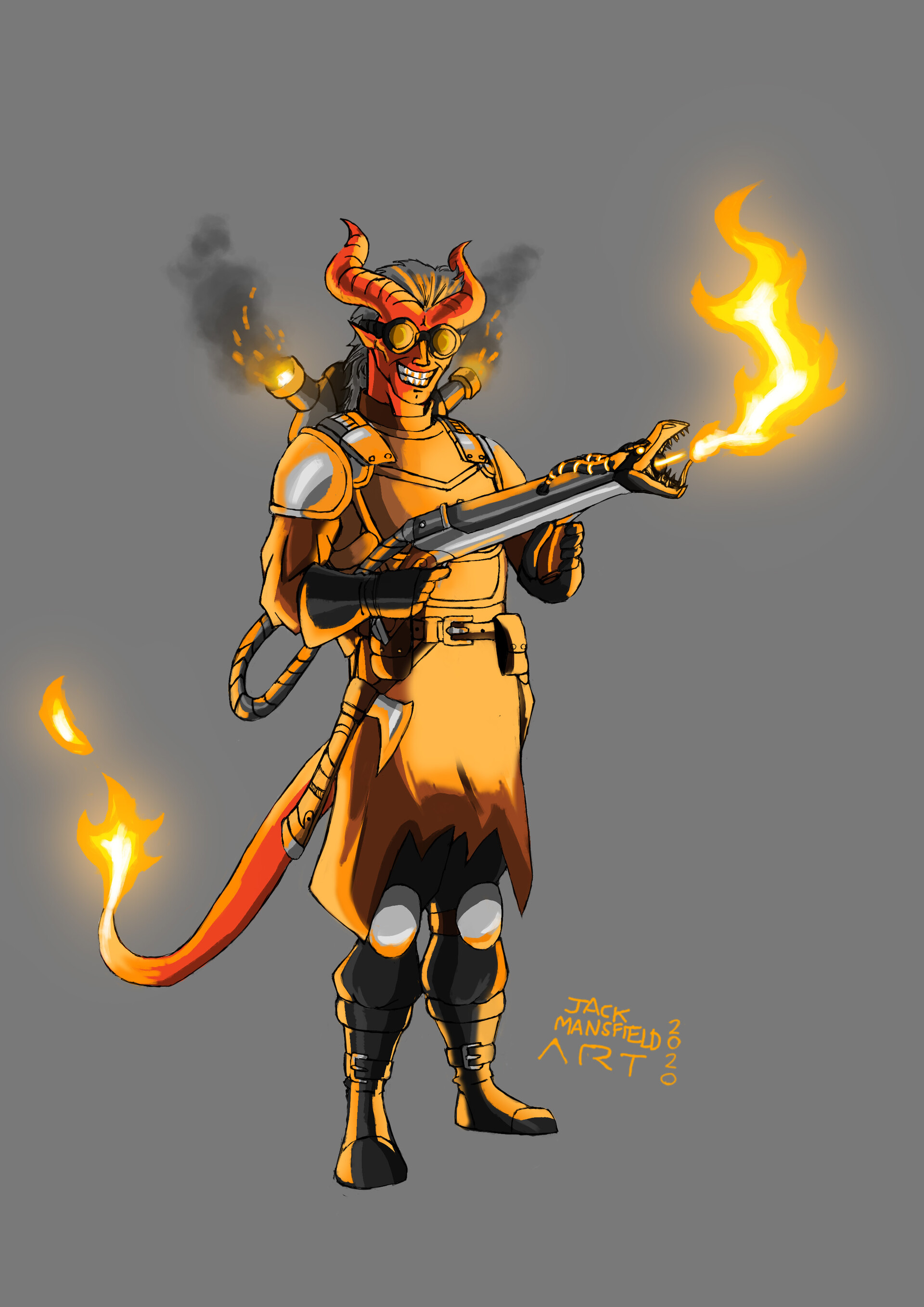 ArtStation - Tiefling Artificer