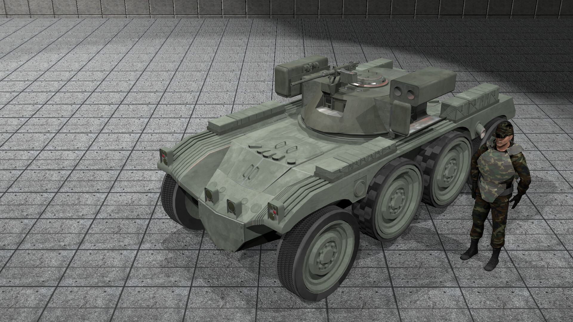 William Byrd - Armored Vehicles, Oscillating turrets.