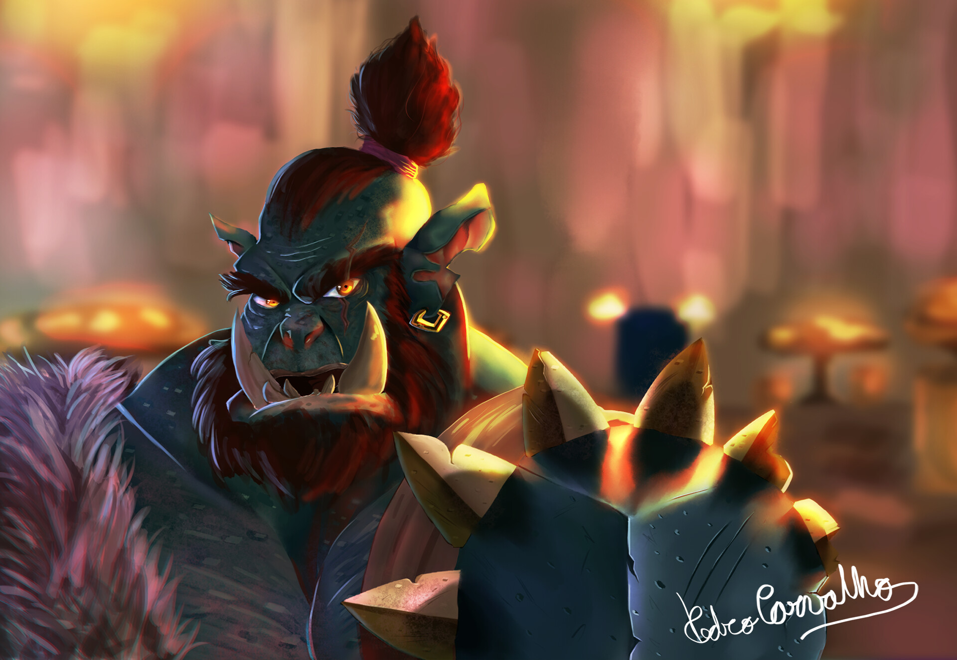 ArtStation - Orc at the bar