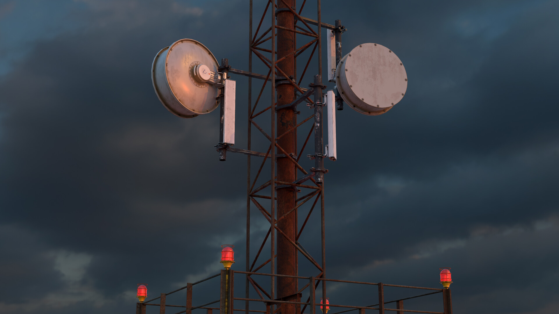 ArtStation - tv-tower elements