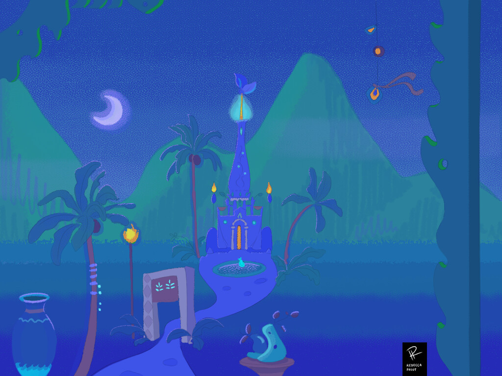 ArtStation - Temple Scene