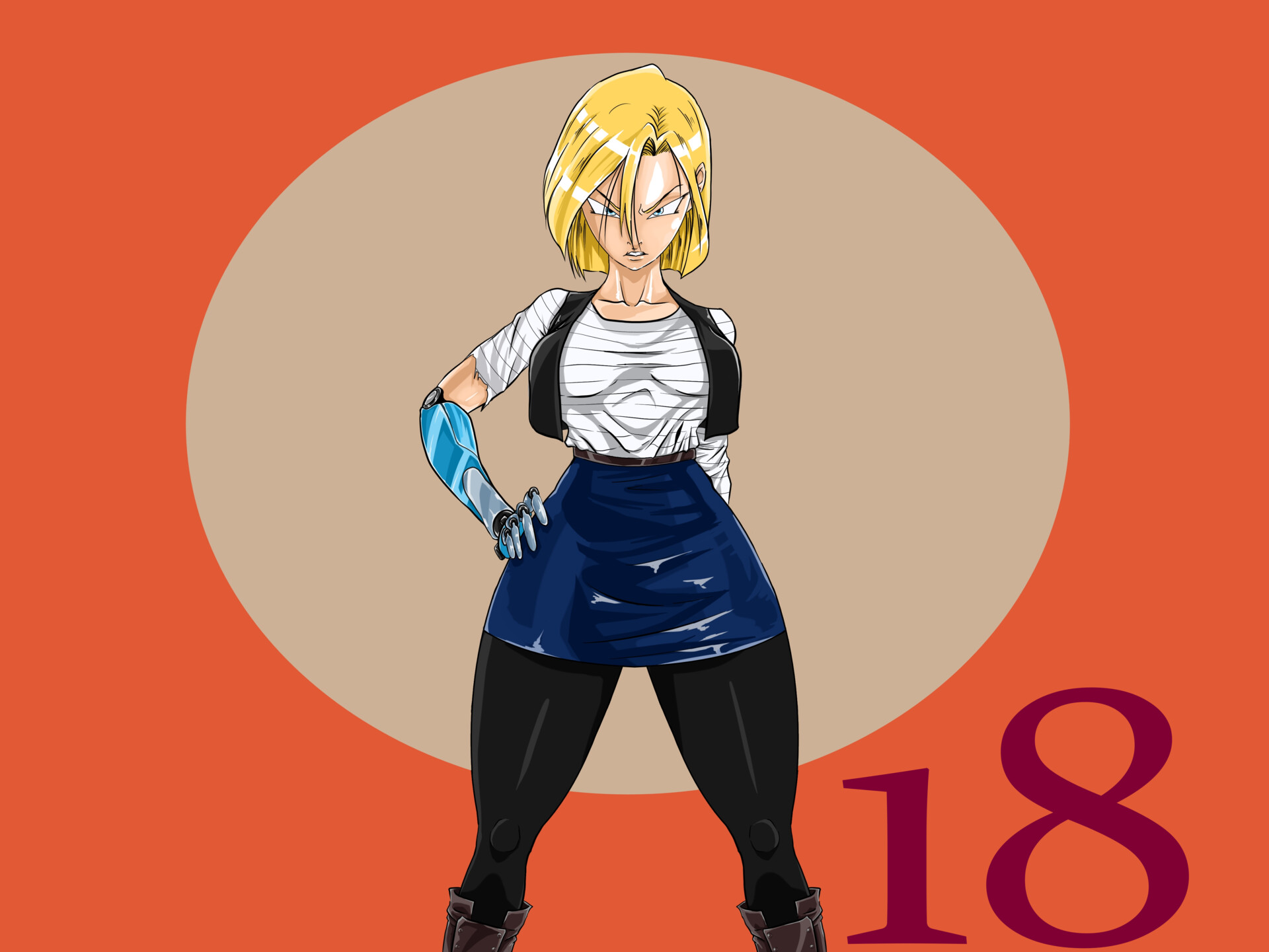 ArtStation - Android 18