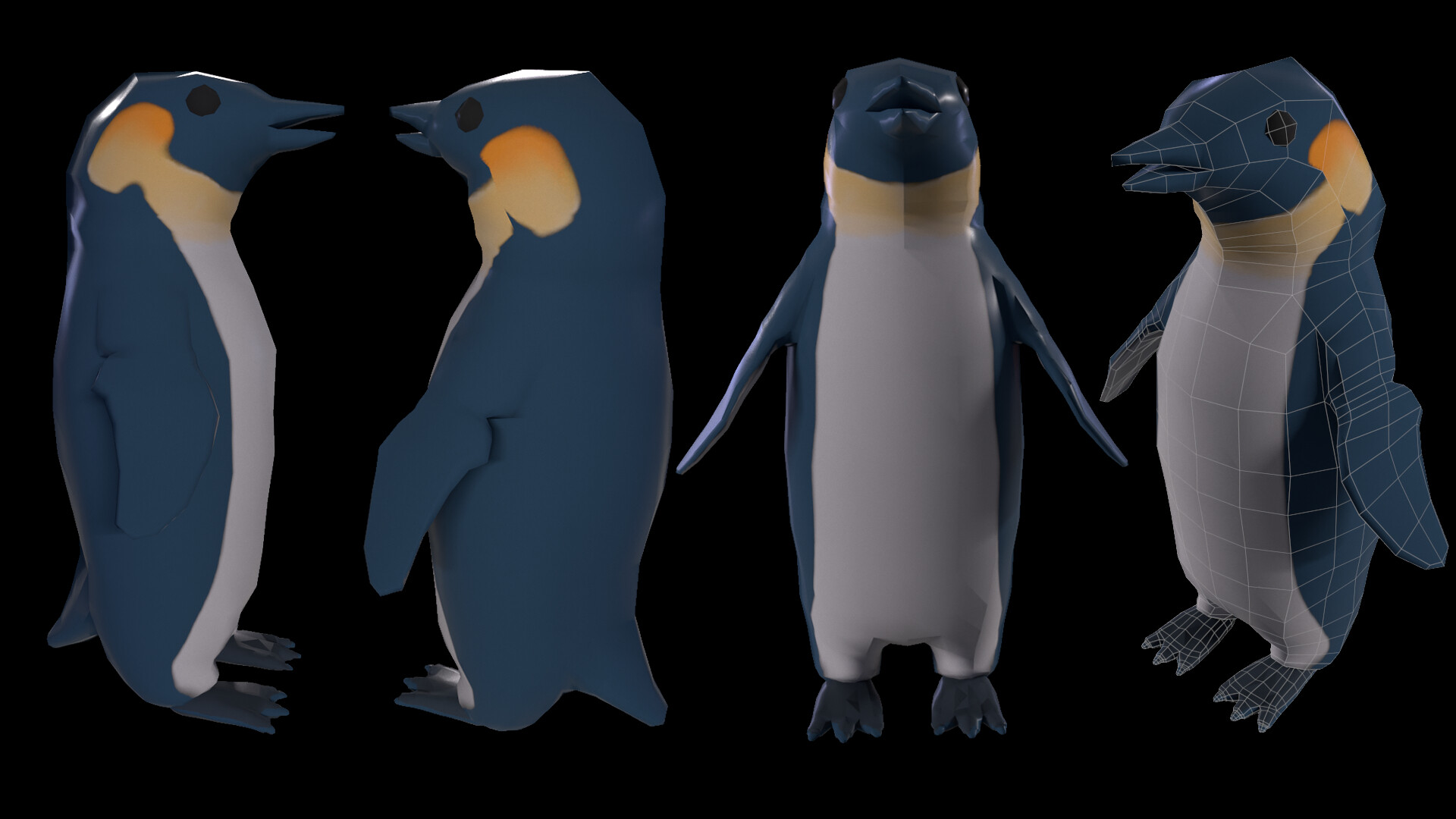 ArtStation - Low Poly Penguin Models
