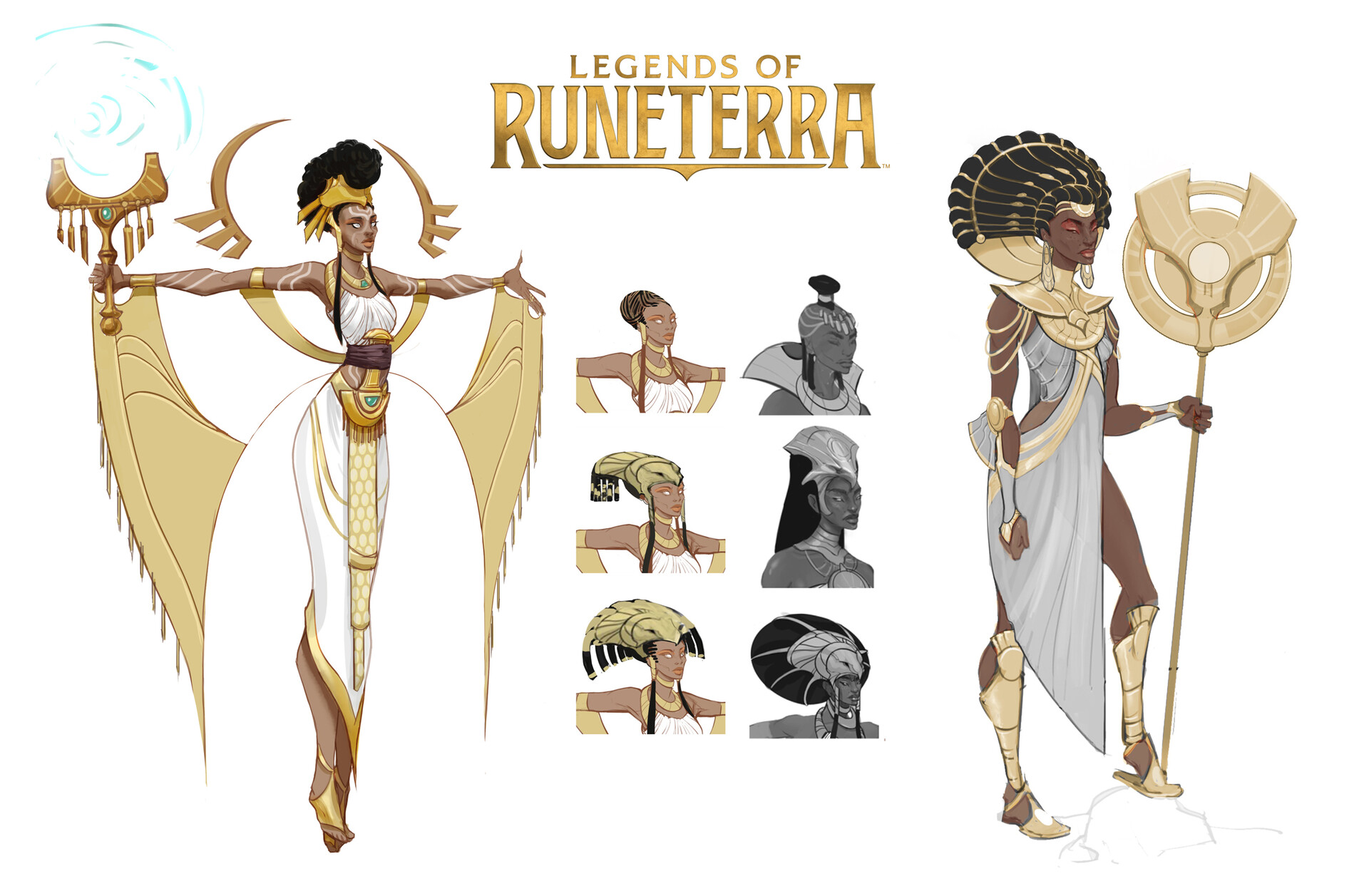 ArtStation - LOR Concepts - set 4 priestess explorations