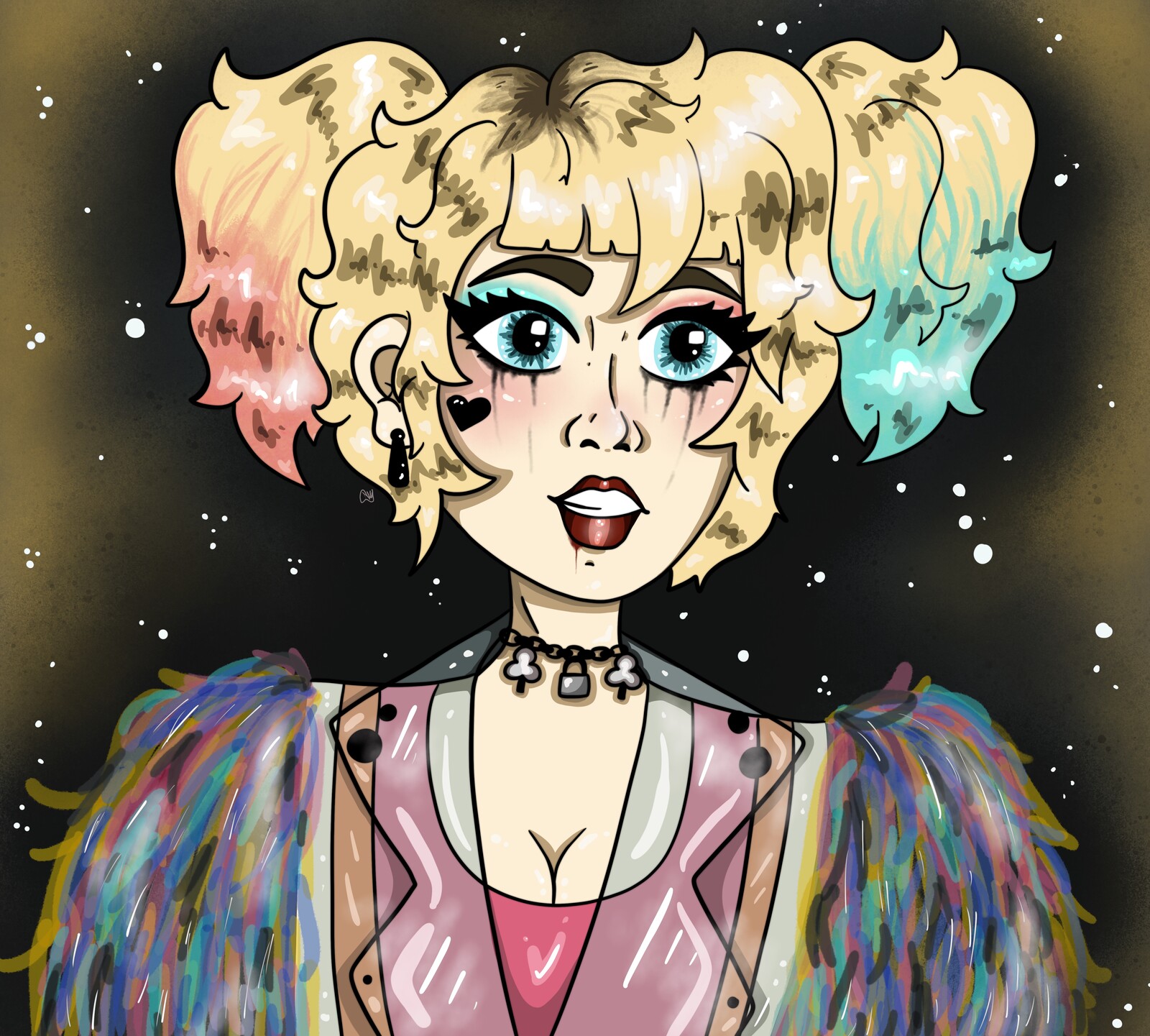 Marshall Kelly - Harley Quinn Birds of prey Screencap Redraw
