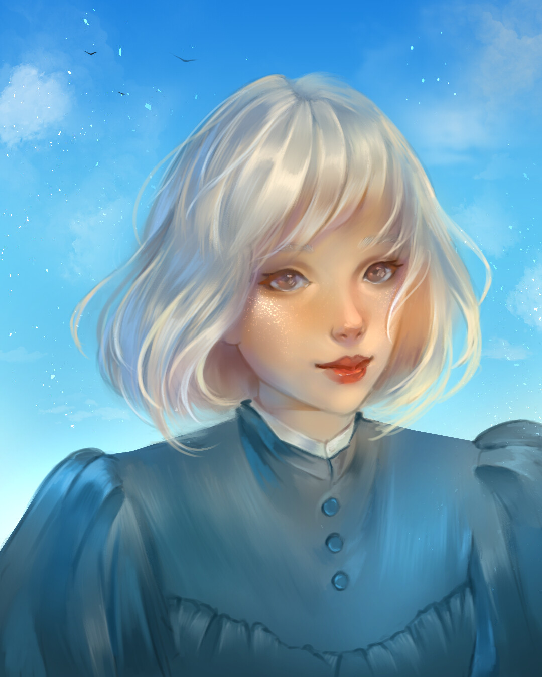 ArtStation - Sophie Fanart Doodle - Howl's Moving Castle