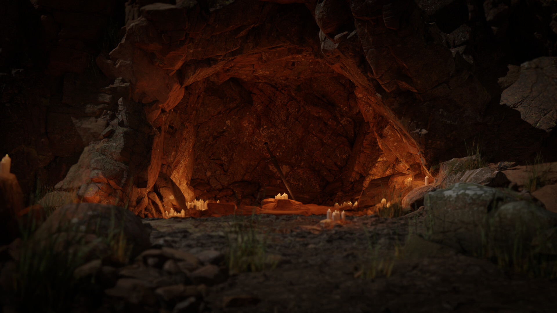 ArtStation - Environment design with megascans