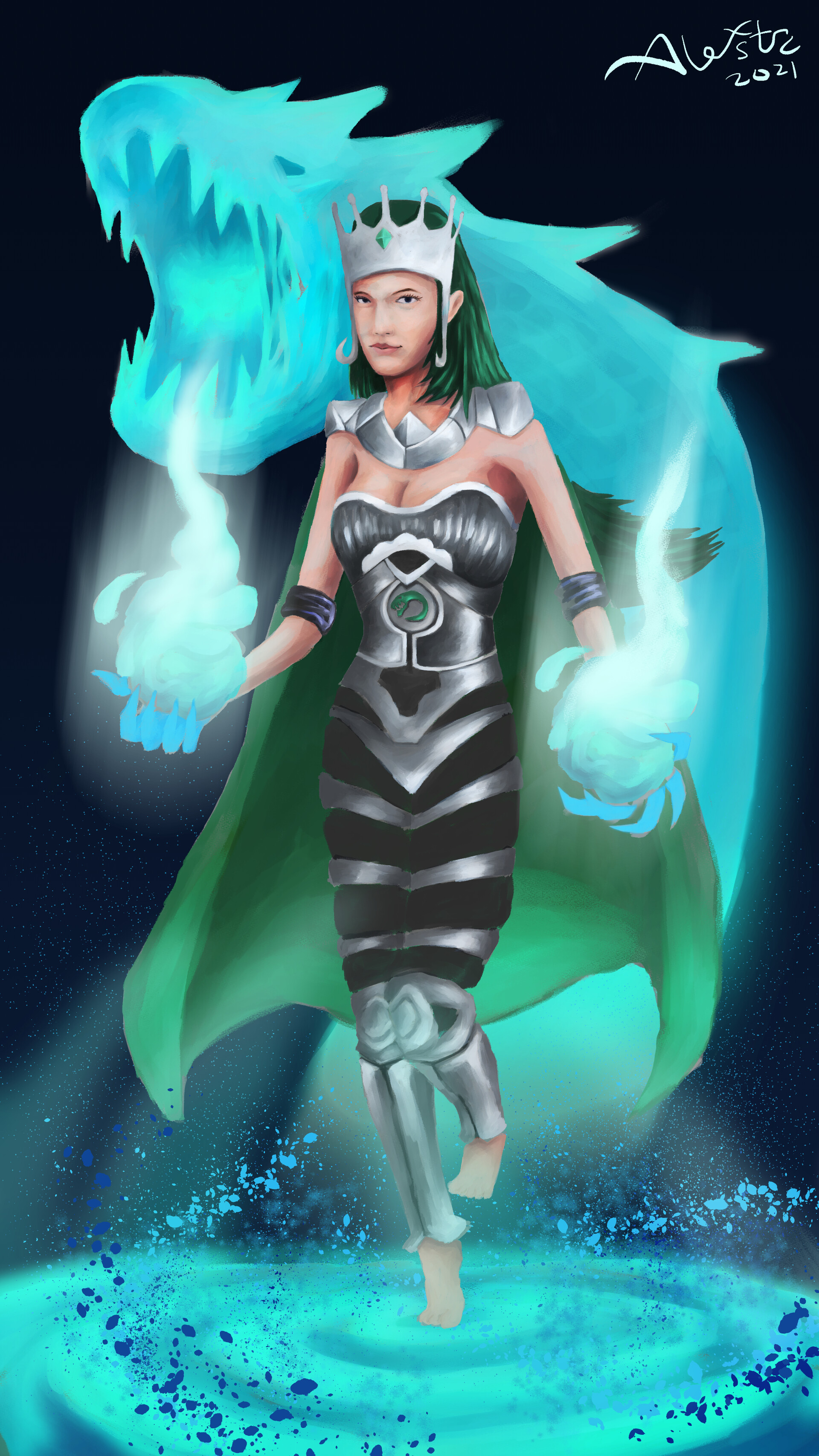 ArtStation - Nyi Roro Kidul (Armored Mode)