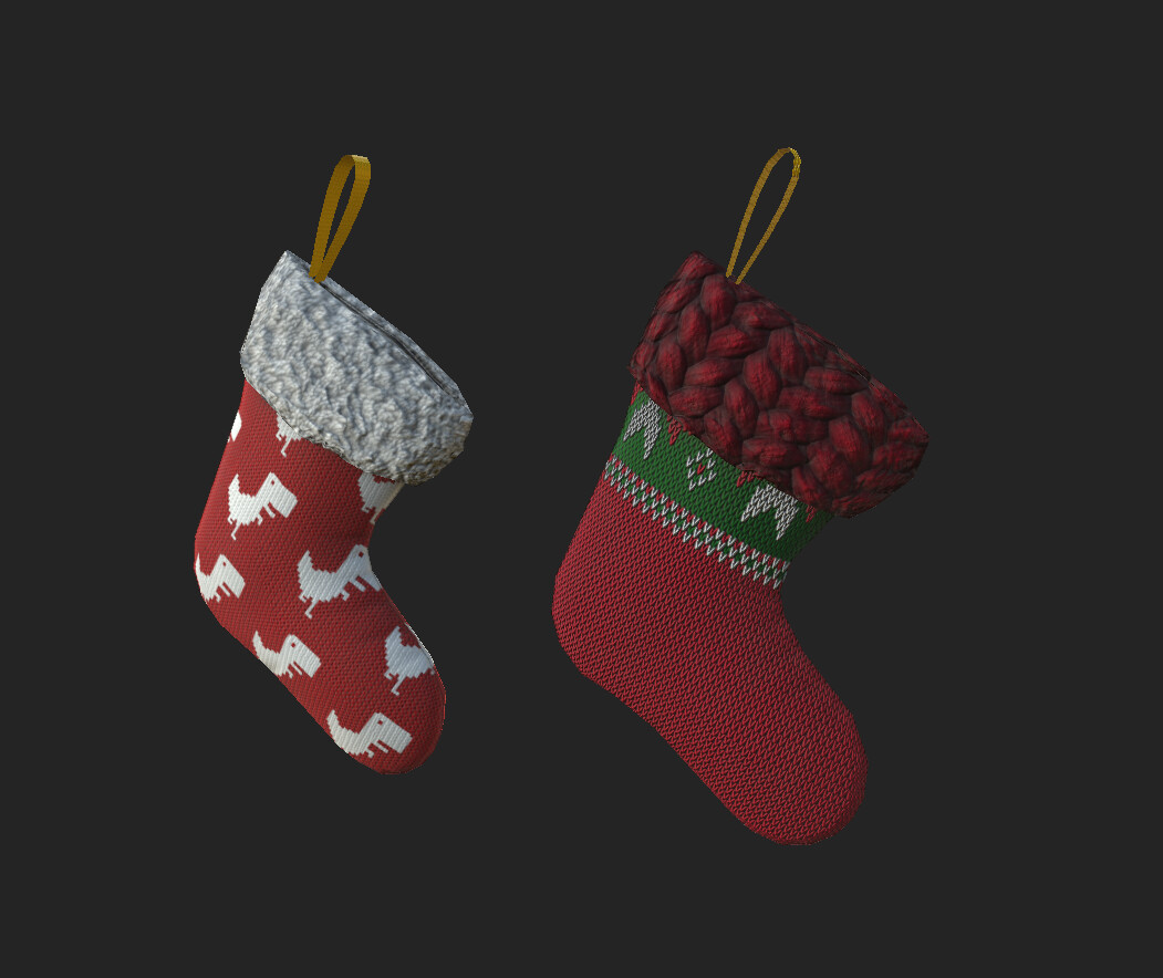 ArtStation - New Year Socks