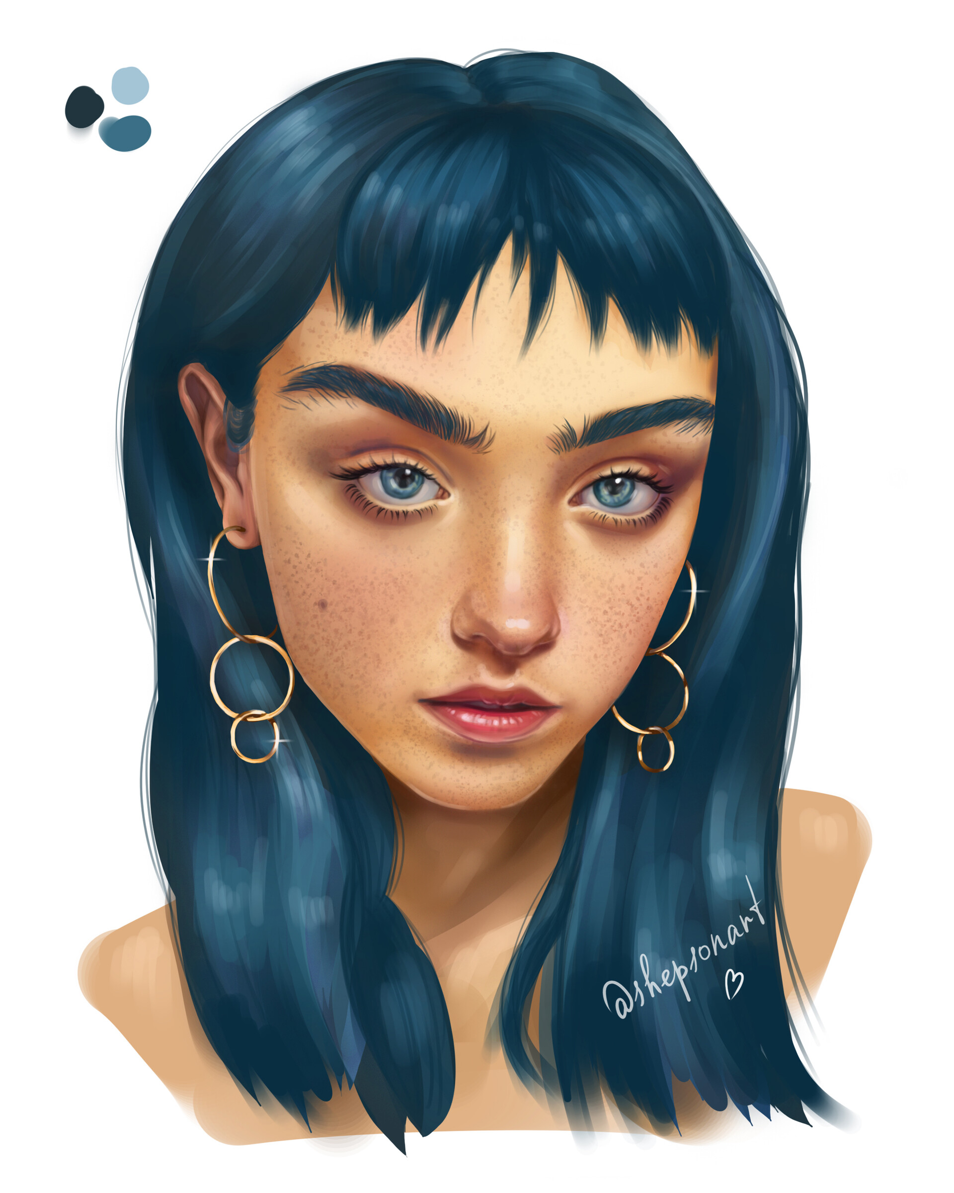ArtStation - wave girl