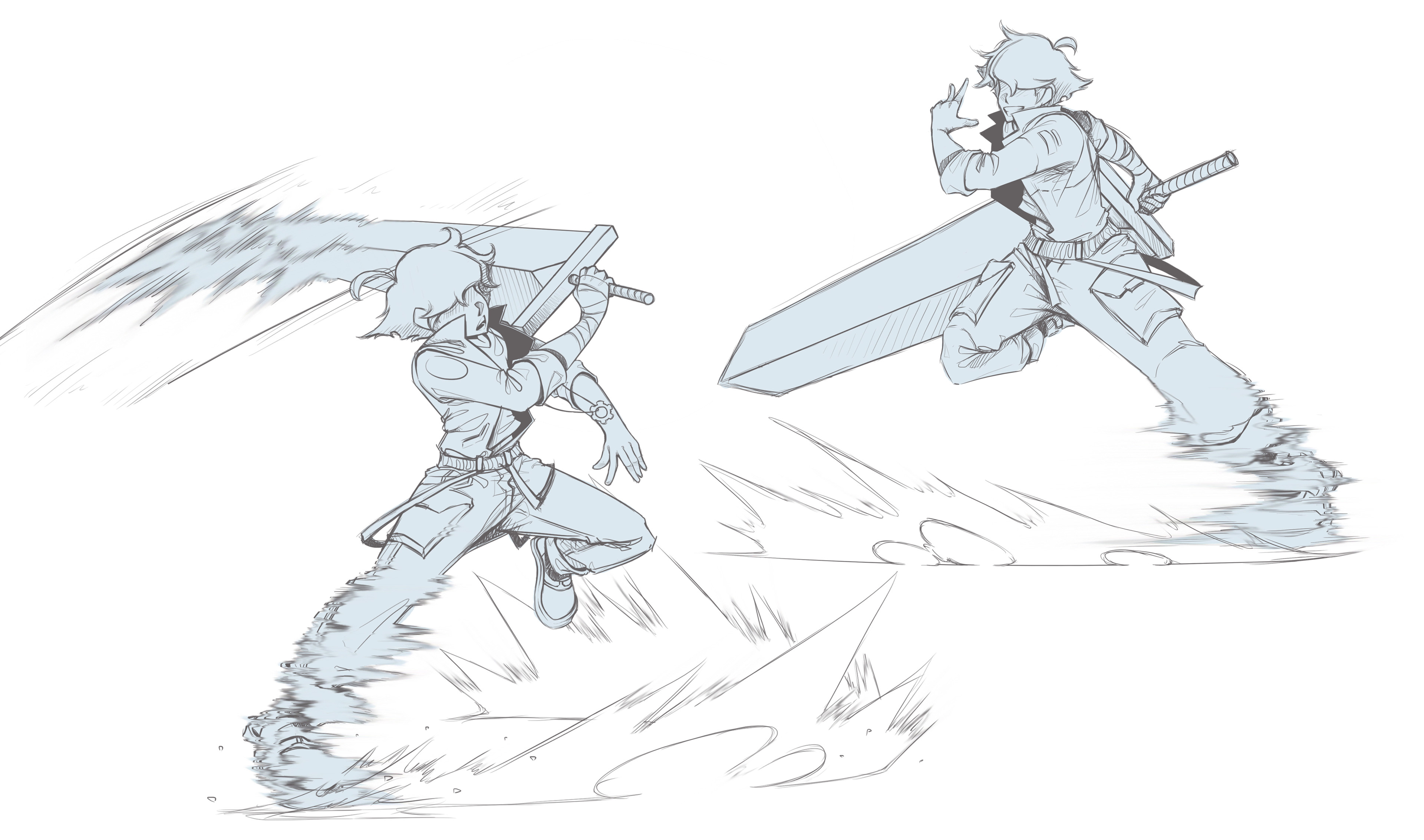 Sword Fighting Poses