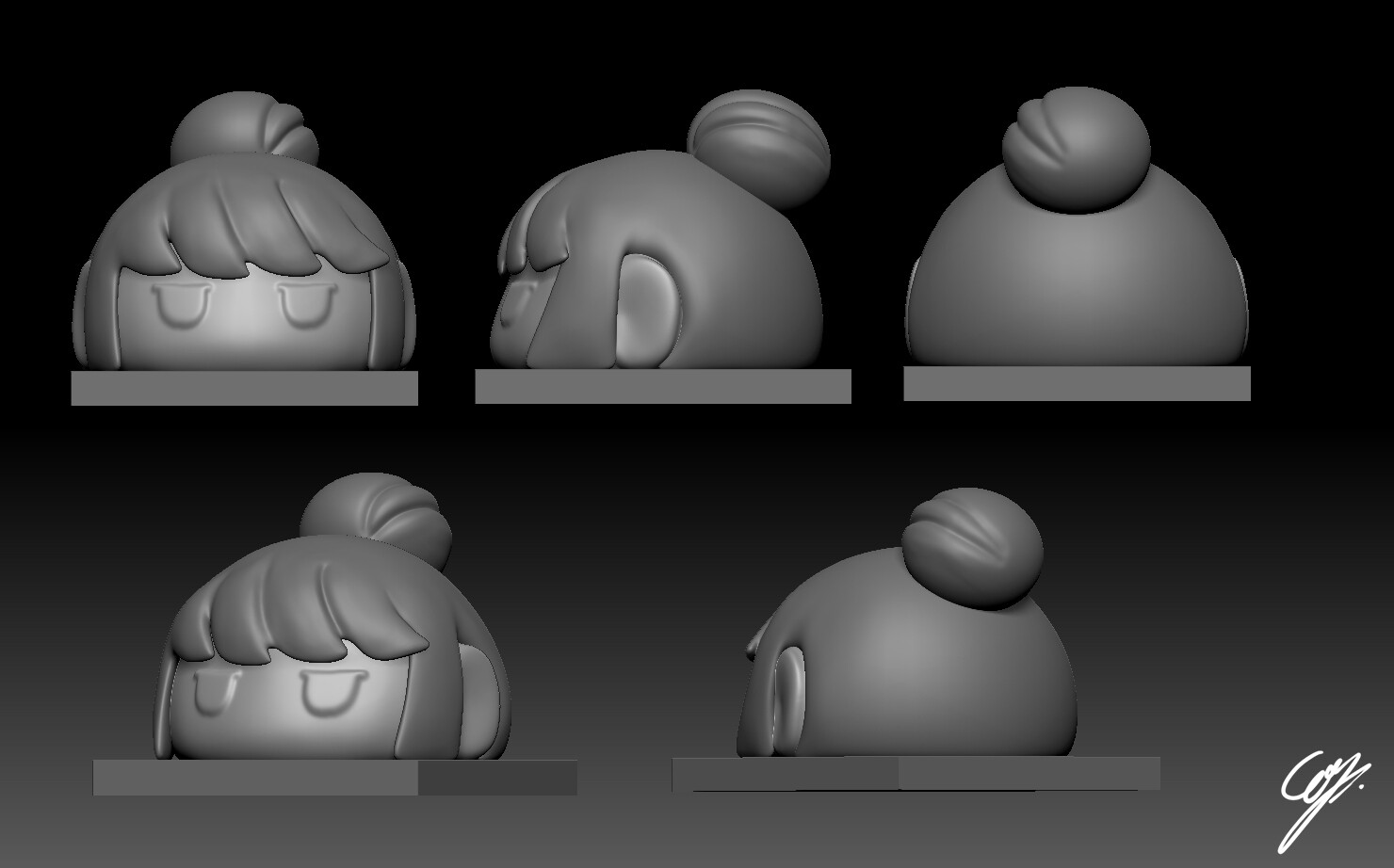 ArtStation - Mochi Camp - Yuru Camp fanmade