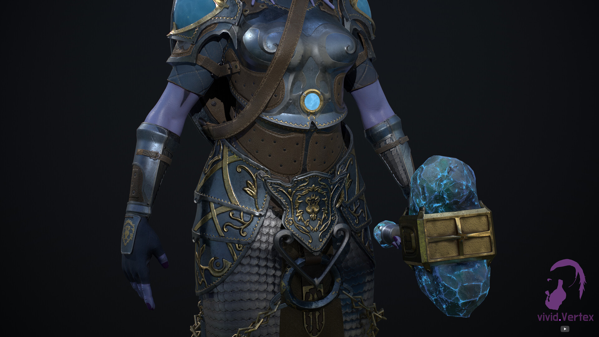 RD Art - Realistic Draenei Shaman Tier 4 Set