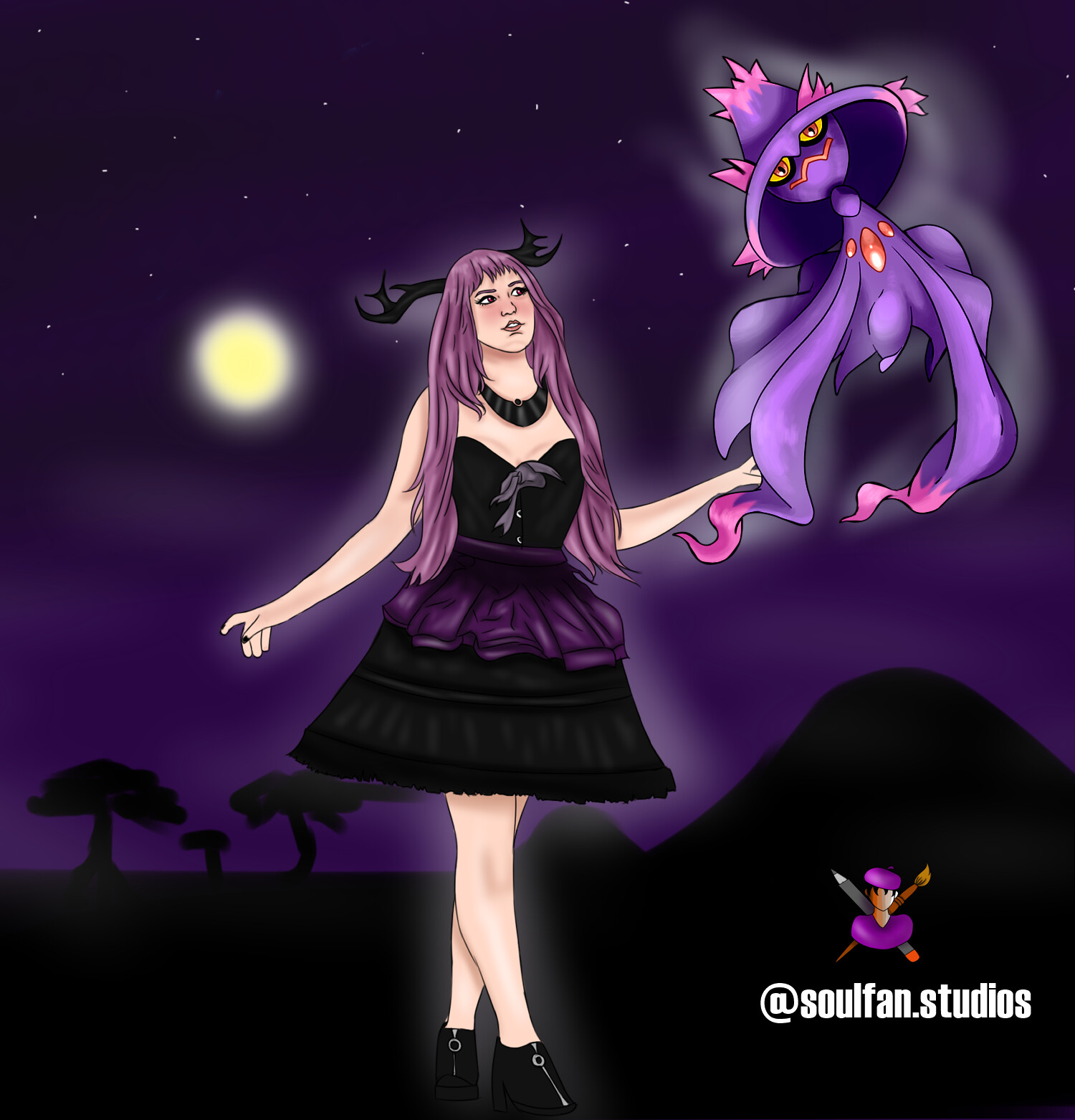 Soulfan Studios - Aime - Gym Leader (Ghost)