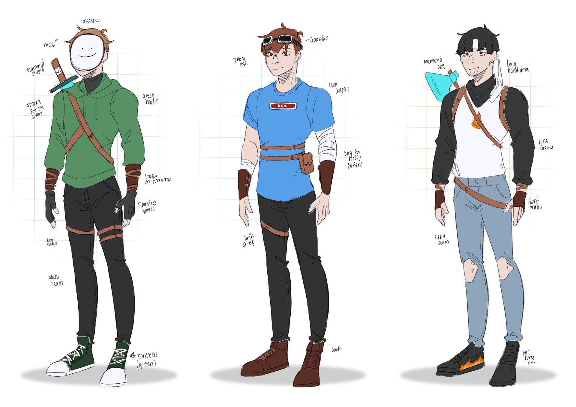 ArtStation - Dream SMP designs