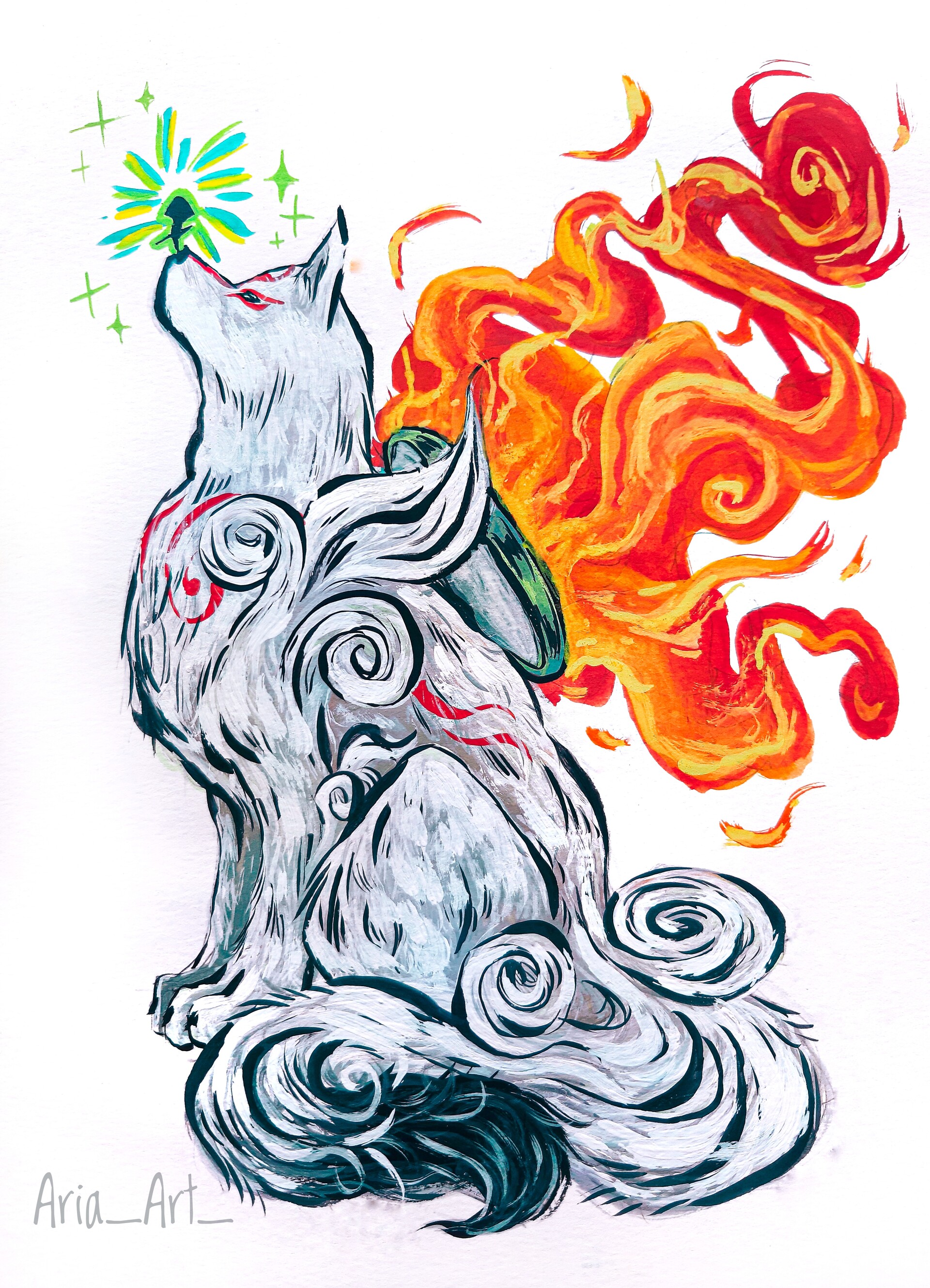 ArtStation - Okami fanart