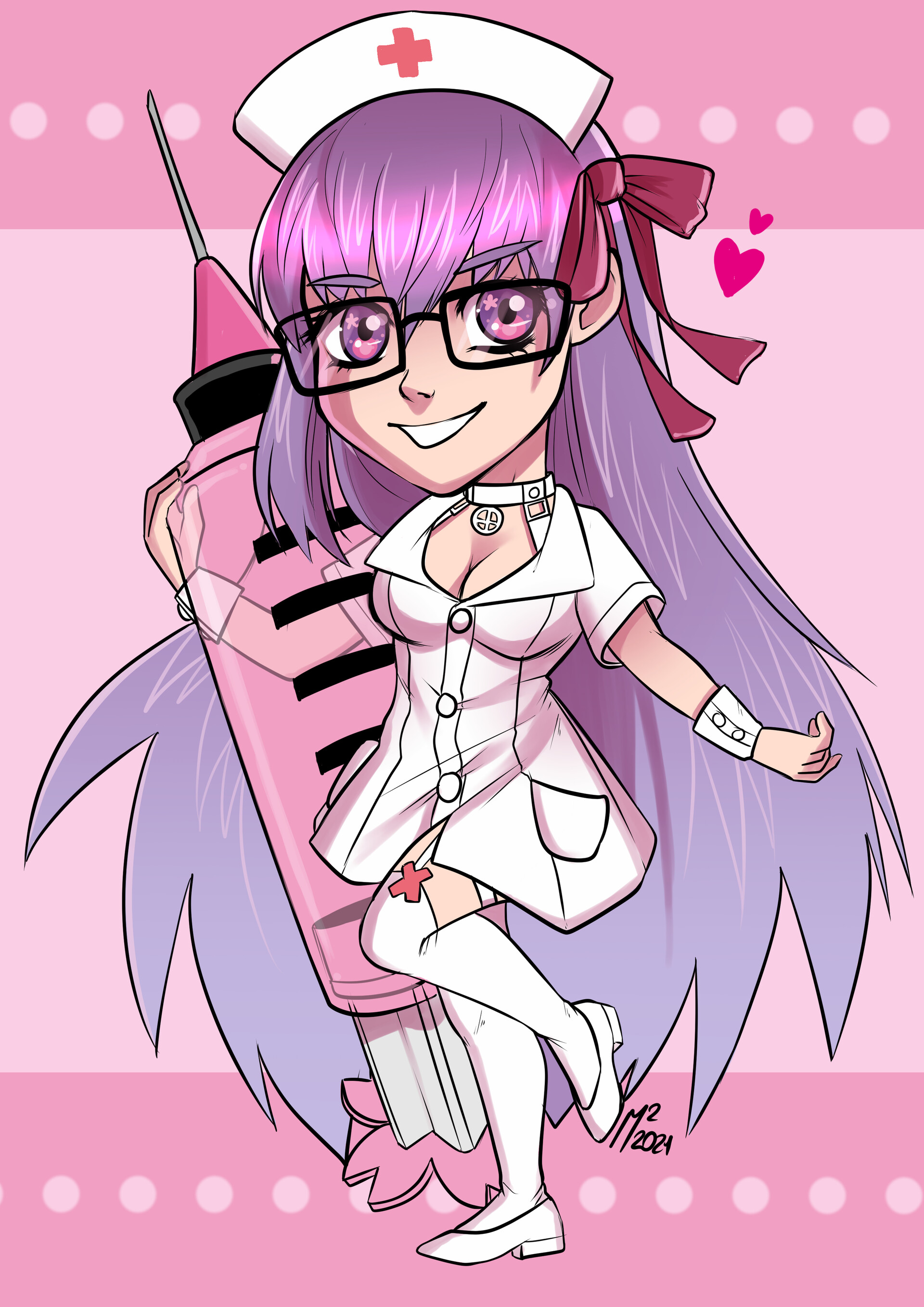 ArtStation - BB nurse - chibi