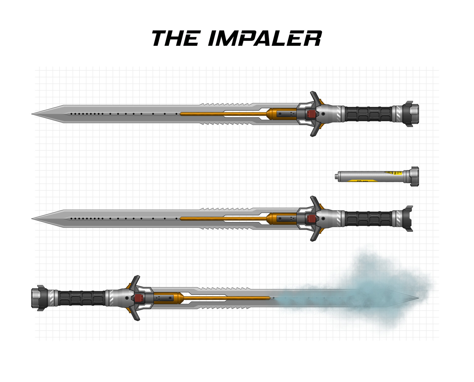 Leartes Studios - Cyberpunk Melee Weapons Set Concept Arts