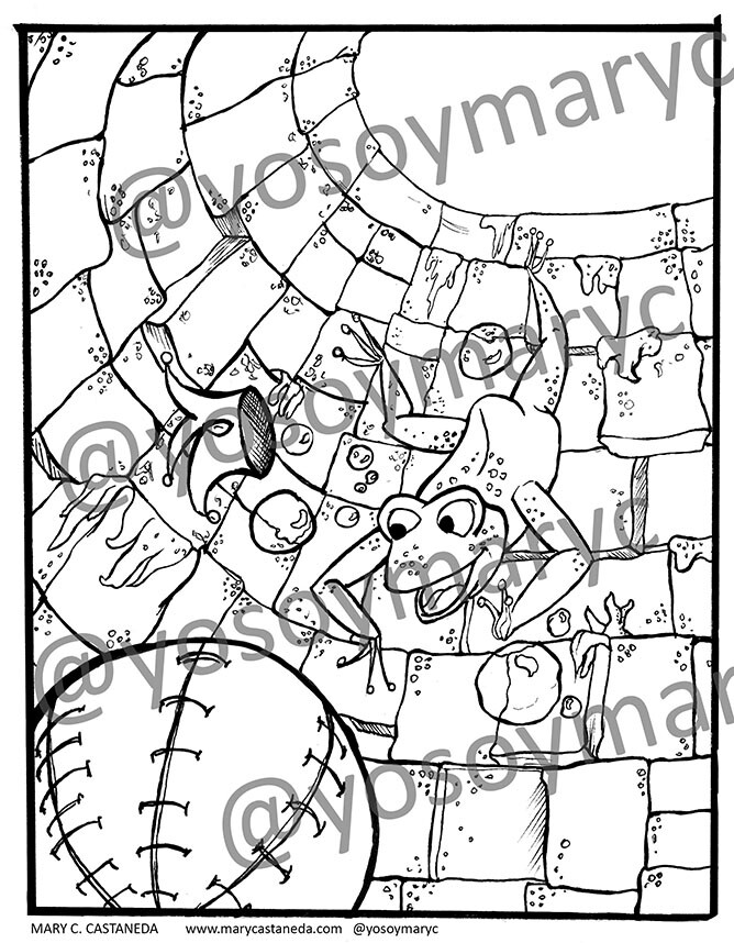 free frog prince coloring pages