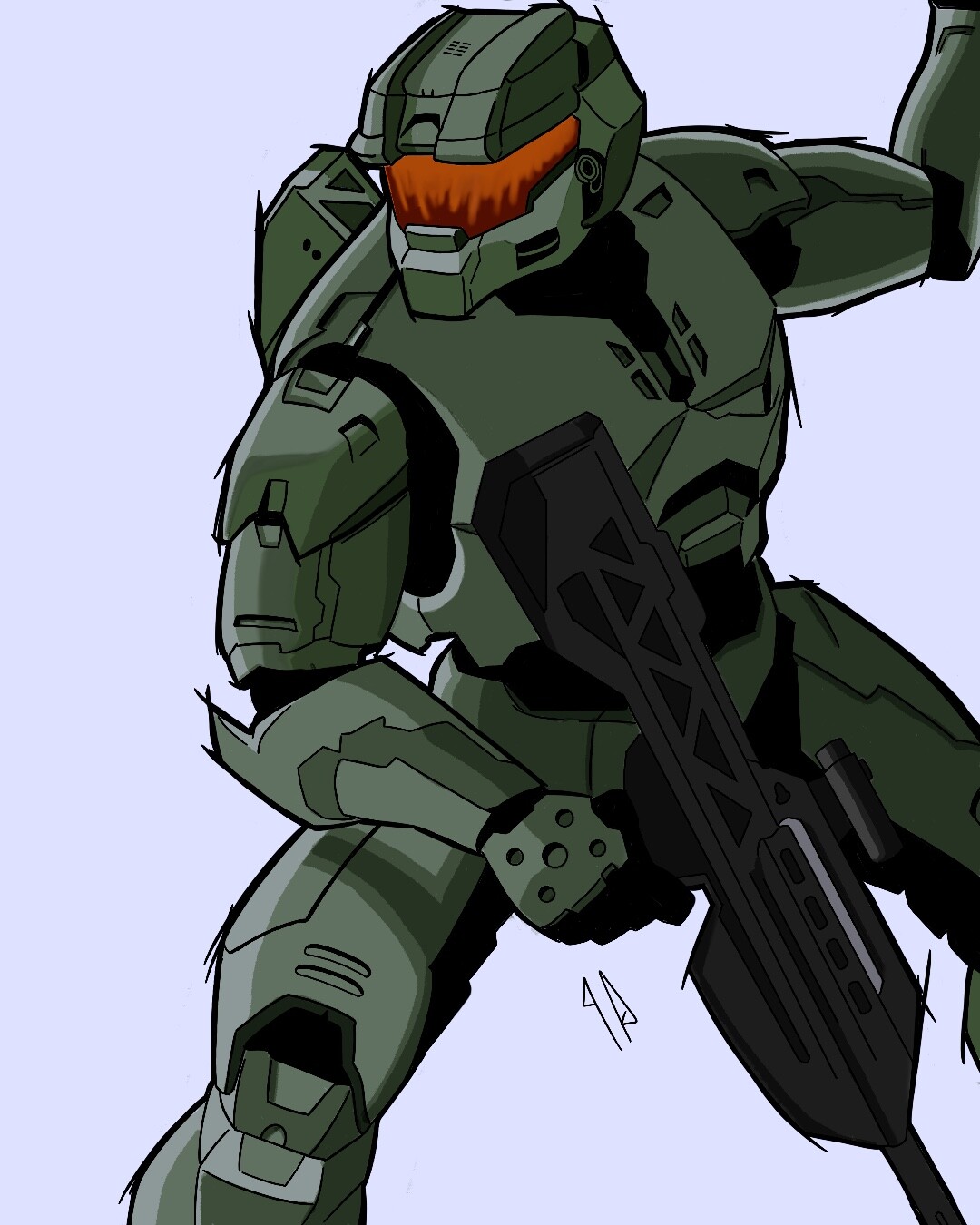 ArtStation - Master Chief (Halo 2)