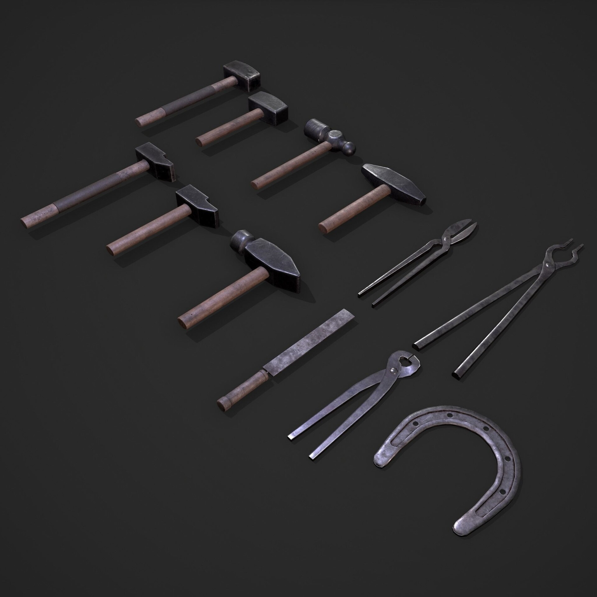 ArtStation - Blacksmith Tools