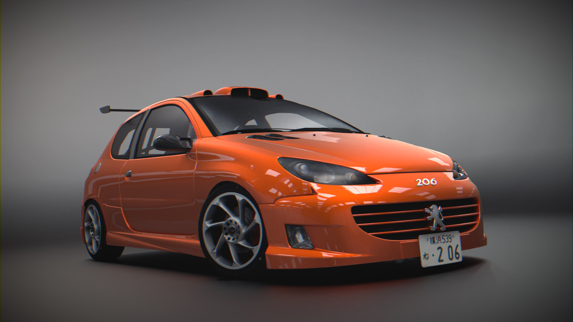 ArtStation - Peugeot 206 MTK Vision